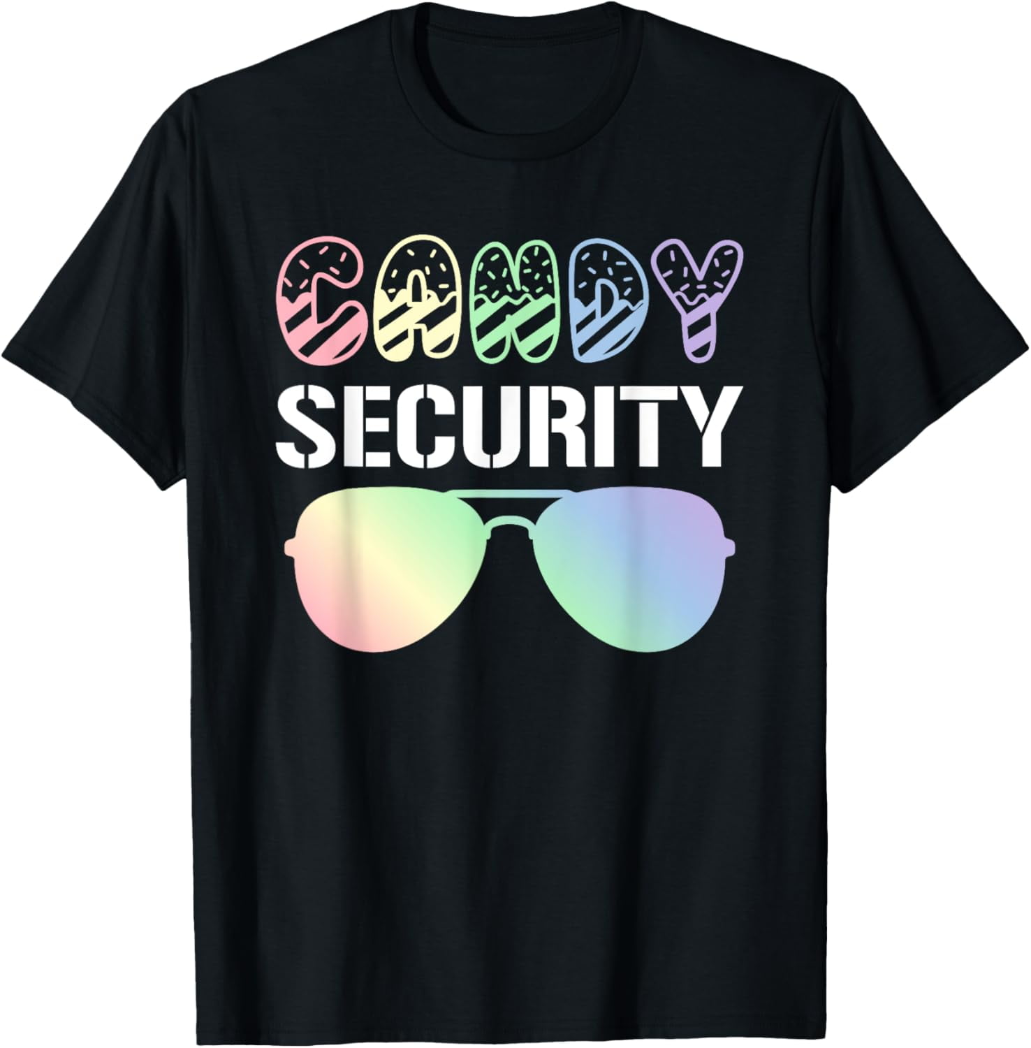 Playful Comfort Tee - Candy Security Squad Sunglasses Birthday Lover ...