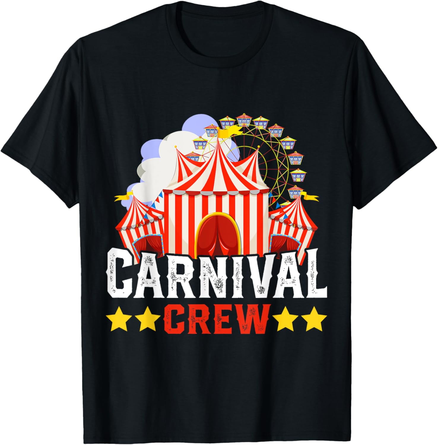 Playful Comfort Tee - Carnival Crew Funny Circus Staff Costume Circus ...