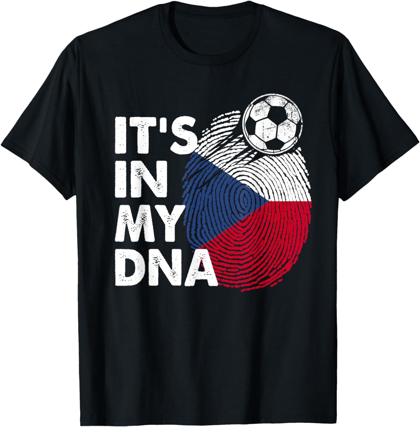 Playful Comfort Tee - Czech Republic In My DNA Czech Flag Team Czech T ...
