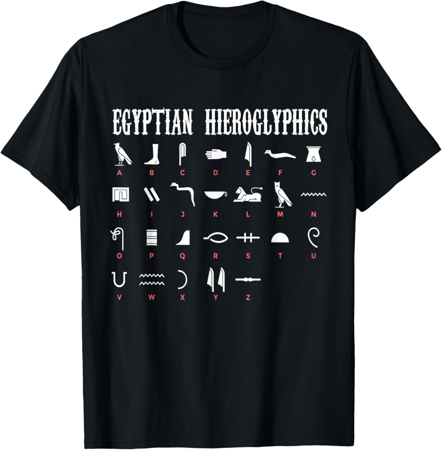 Playful Comfort Tee - Egyptian characters, Egypt hieroglyphics history ...
