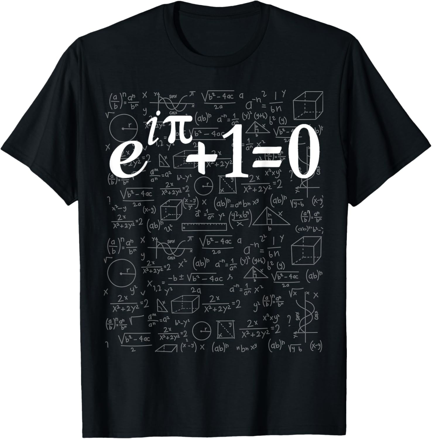 Playful Comfort Tee - Euler's Identity Math Science Fun Most Beautiful ...