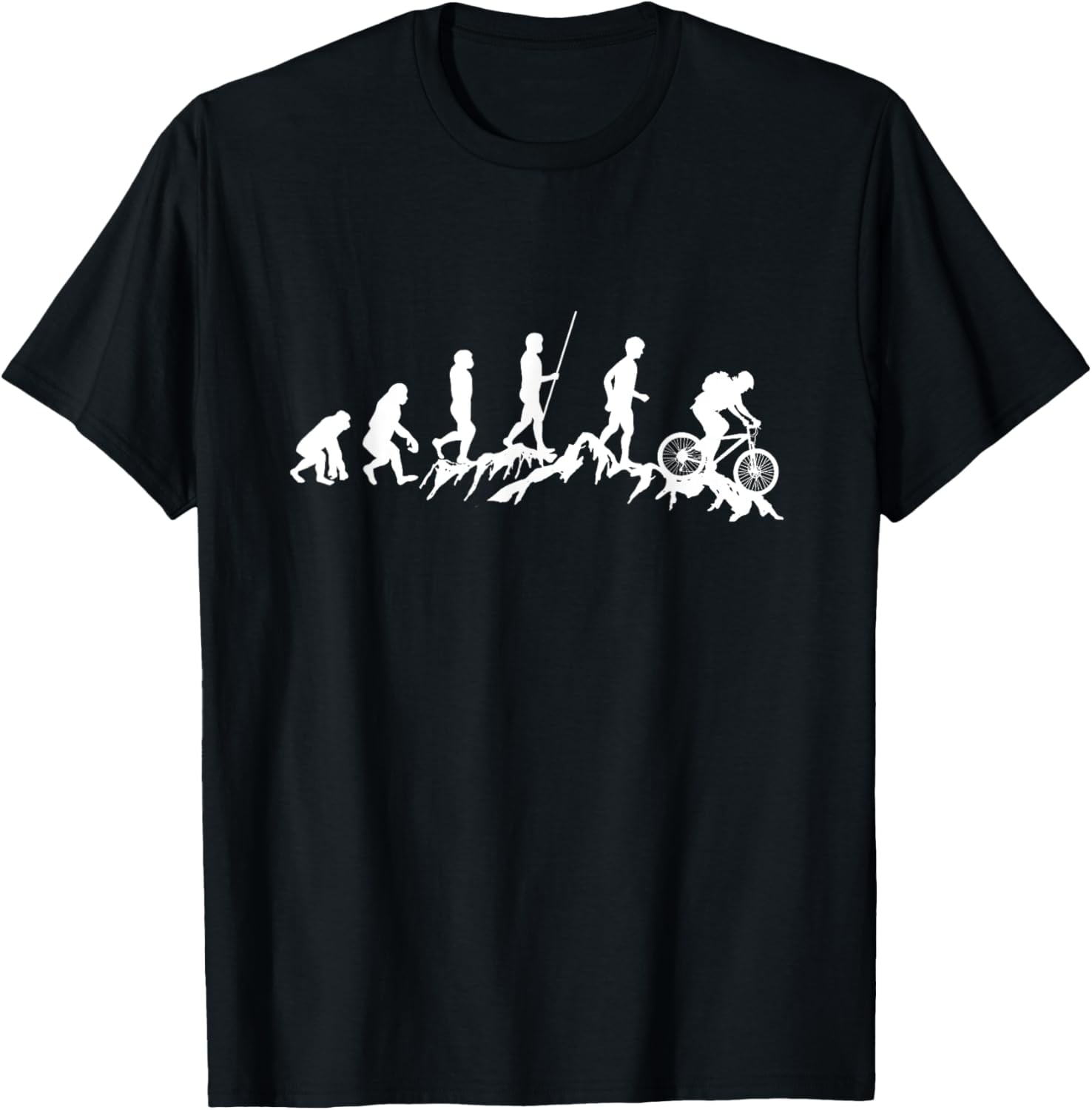 Playful Comfort Tee - Evolution Mountain Bike Mtb Biking Downhill Cycling T-Shirt - Walmart.com