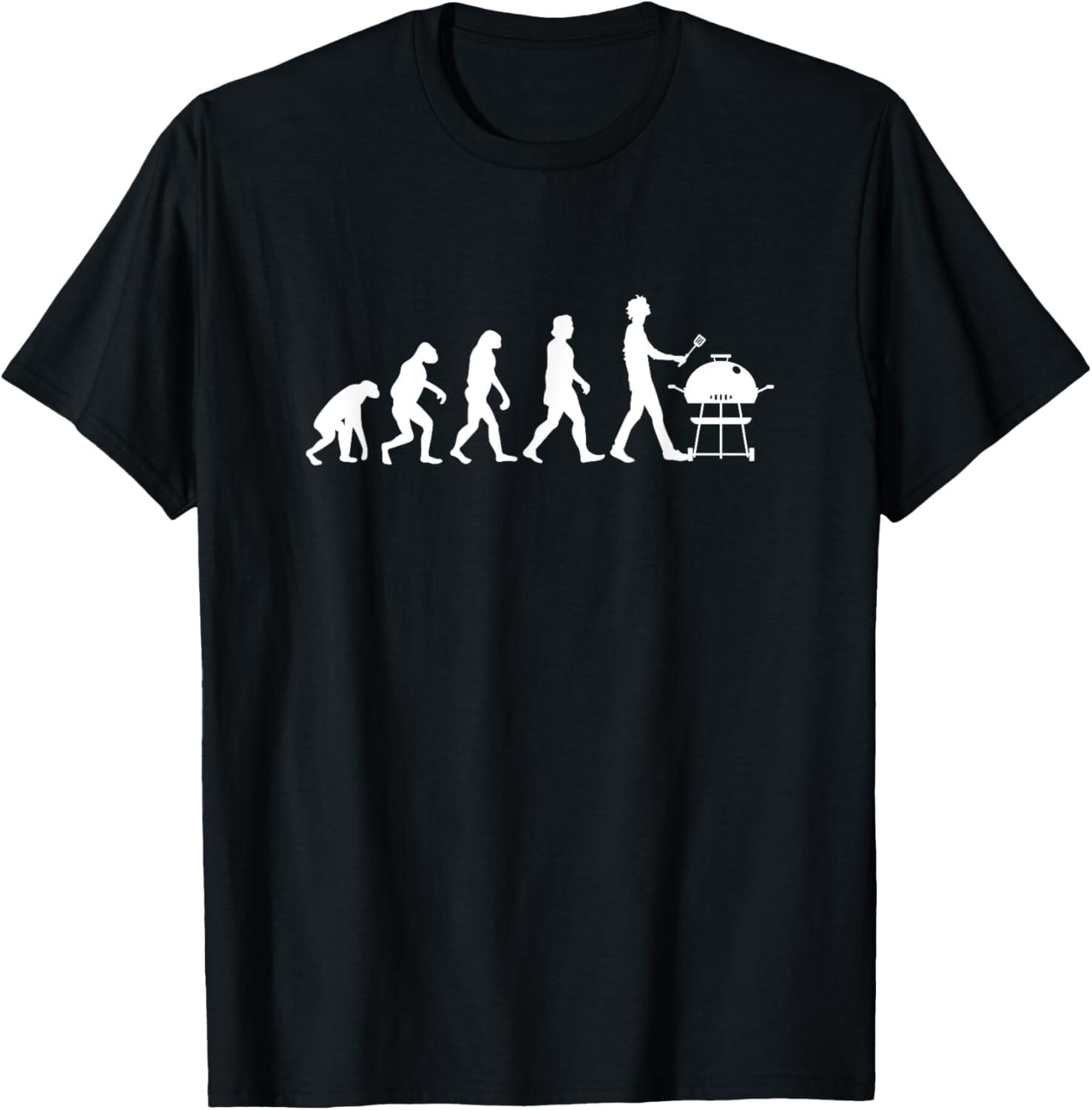 Playful Comfort Tee - Evolution Of Man Grilling Grill Master Bbq ...