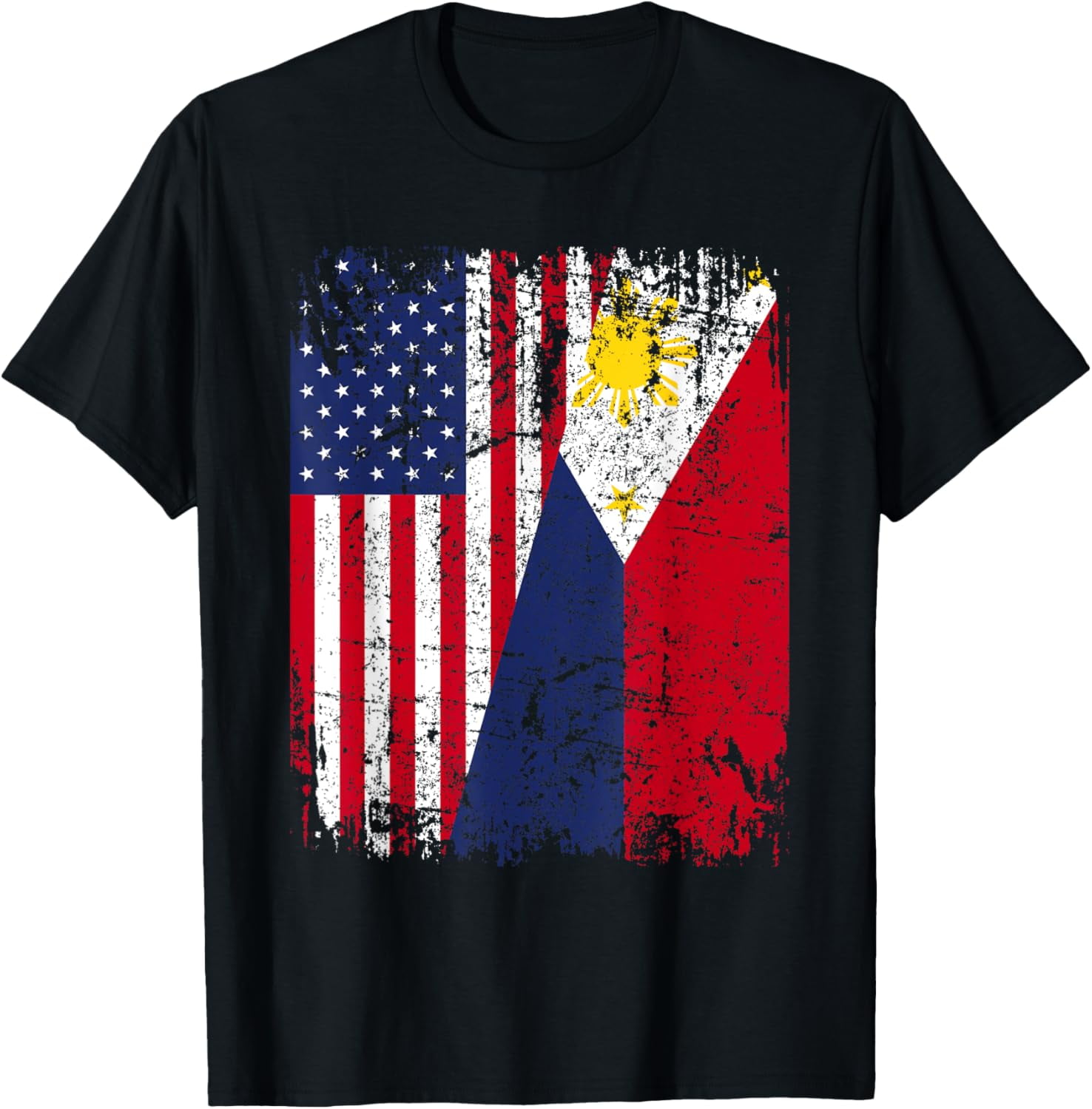 Playful Comfort Tee - FILIPINO American Flag | Men Women Kids USA ...