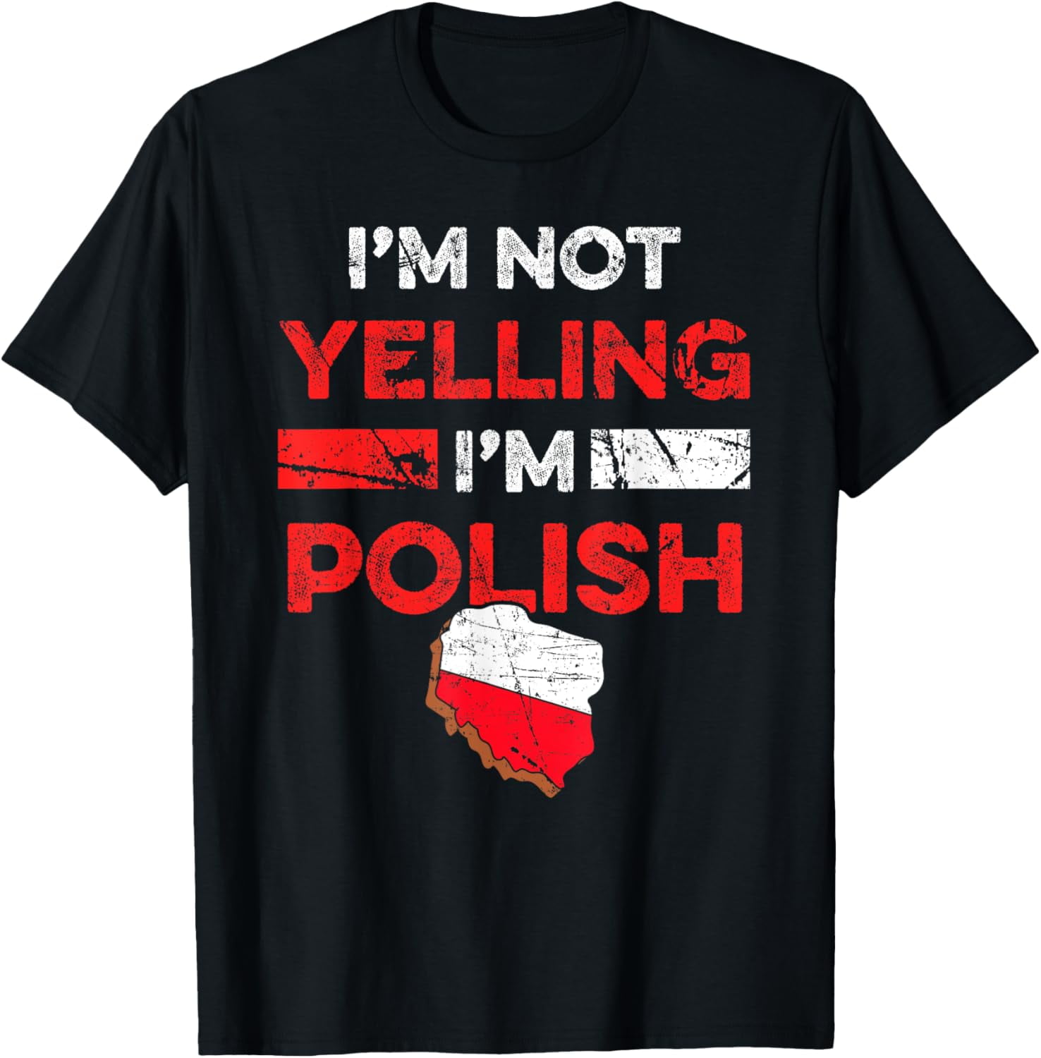 Playful Comfort Tee - Funny Polish Heritage Meme I'm Not Yelling I'm ...
