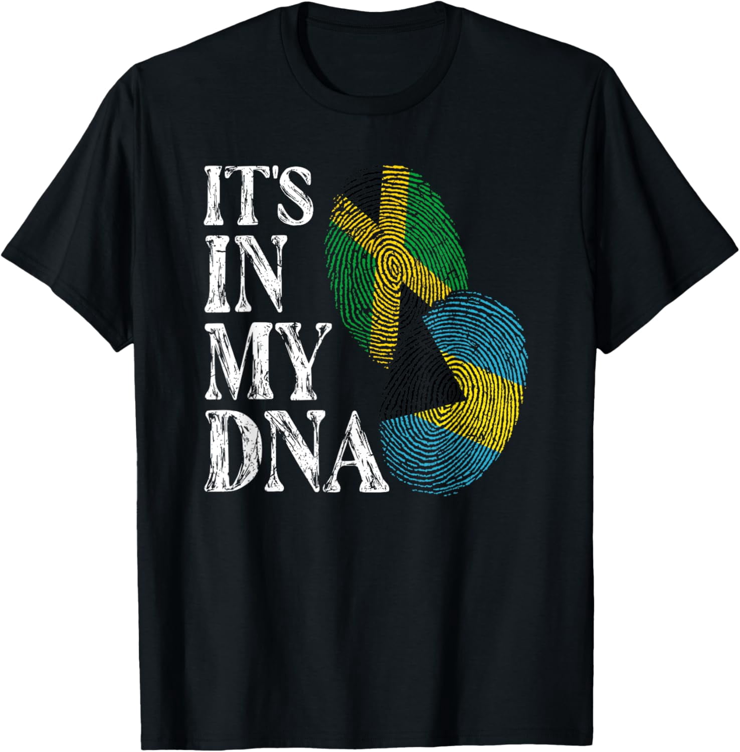 Playful Comfort Tee - It's In My DNA Jamaican Bahamian Jamaica Bahamas ...