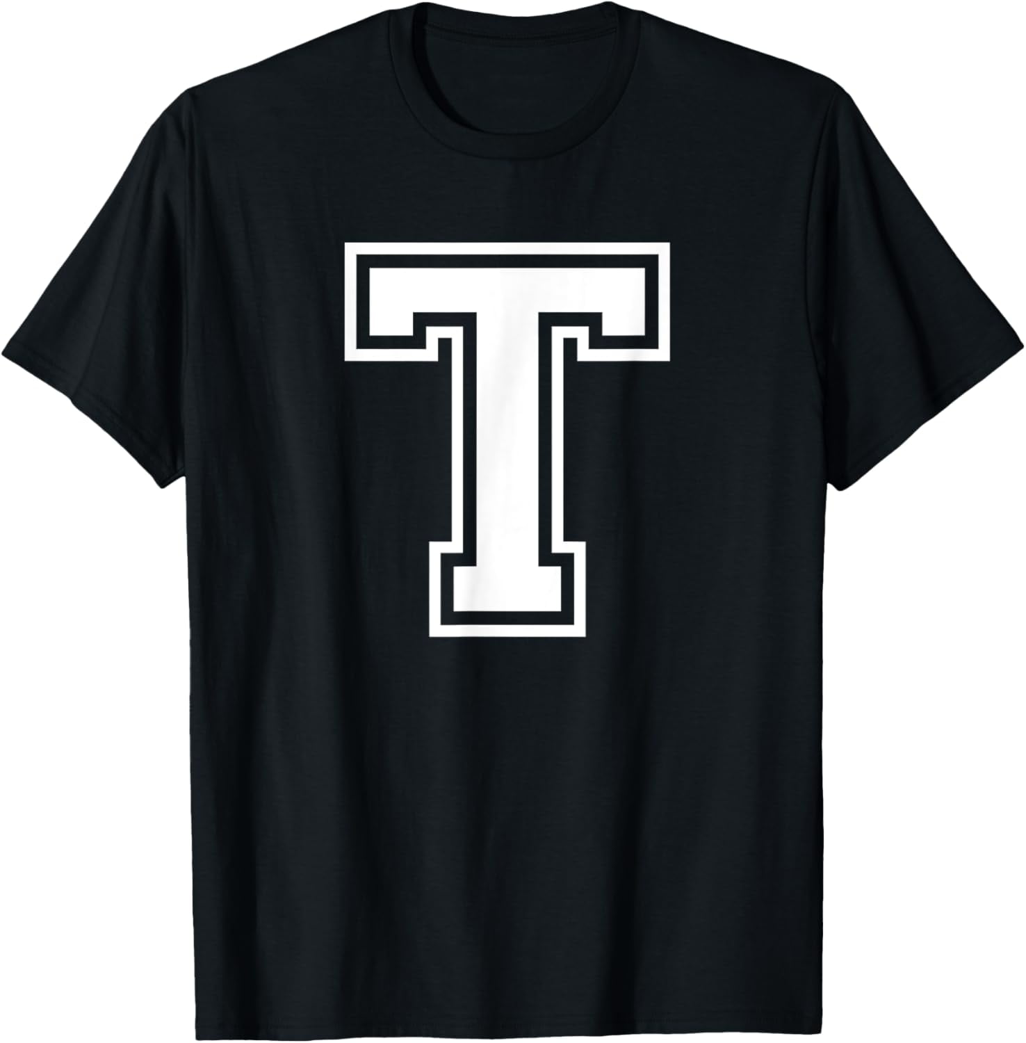 Playful Comfort Tee - Letter T Name Initial Varsity Alphabet Monogram T ...