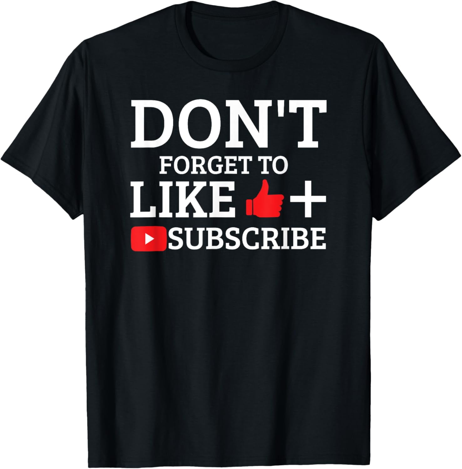 Playful Comfort Tee - Like And Subscribe Social Media Content Creator T ...