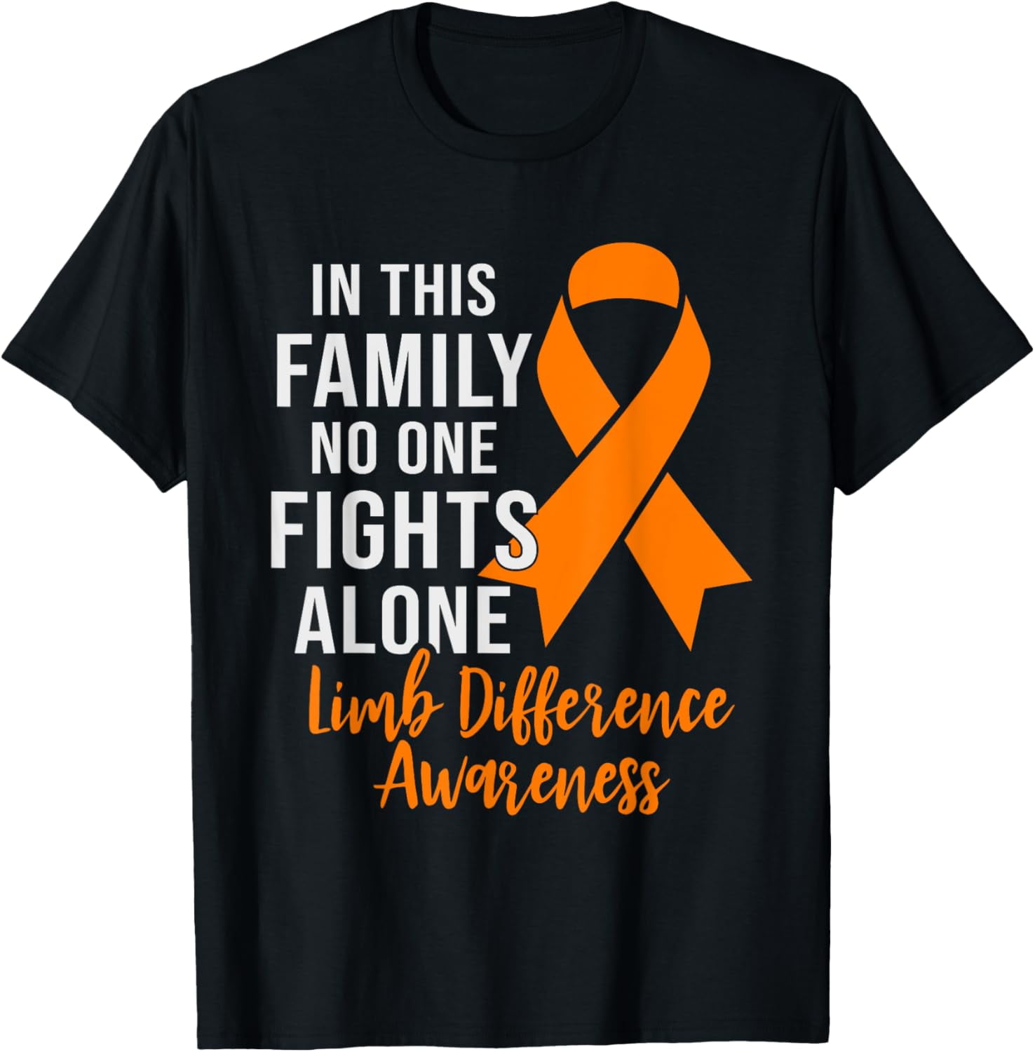 Playful Comfort Tee - Limb Difference Awareness Month Ribbon Amputation ...