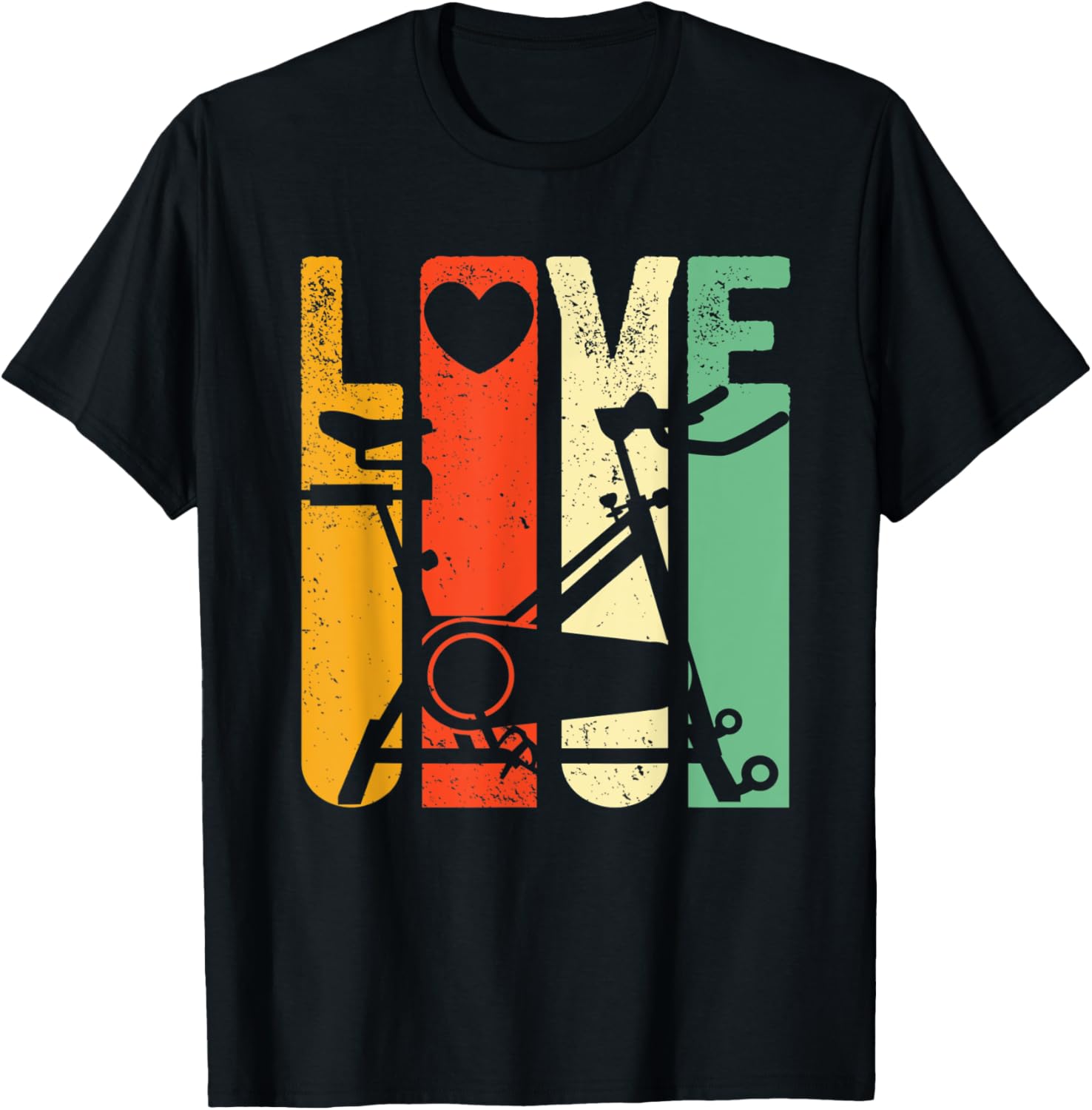 Playful Comfort Tee - Love Spin Class Cycling Spinning Instructor Bike ...