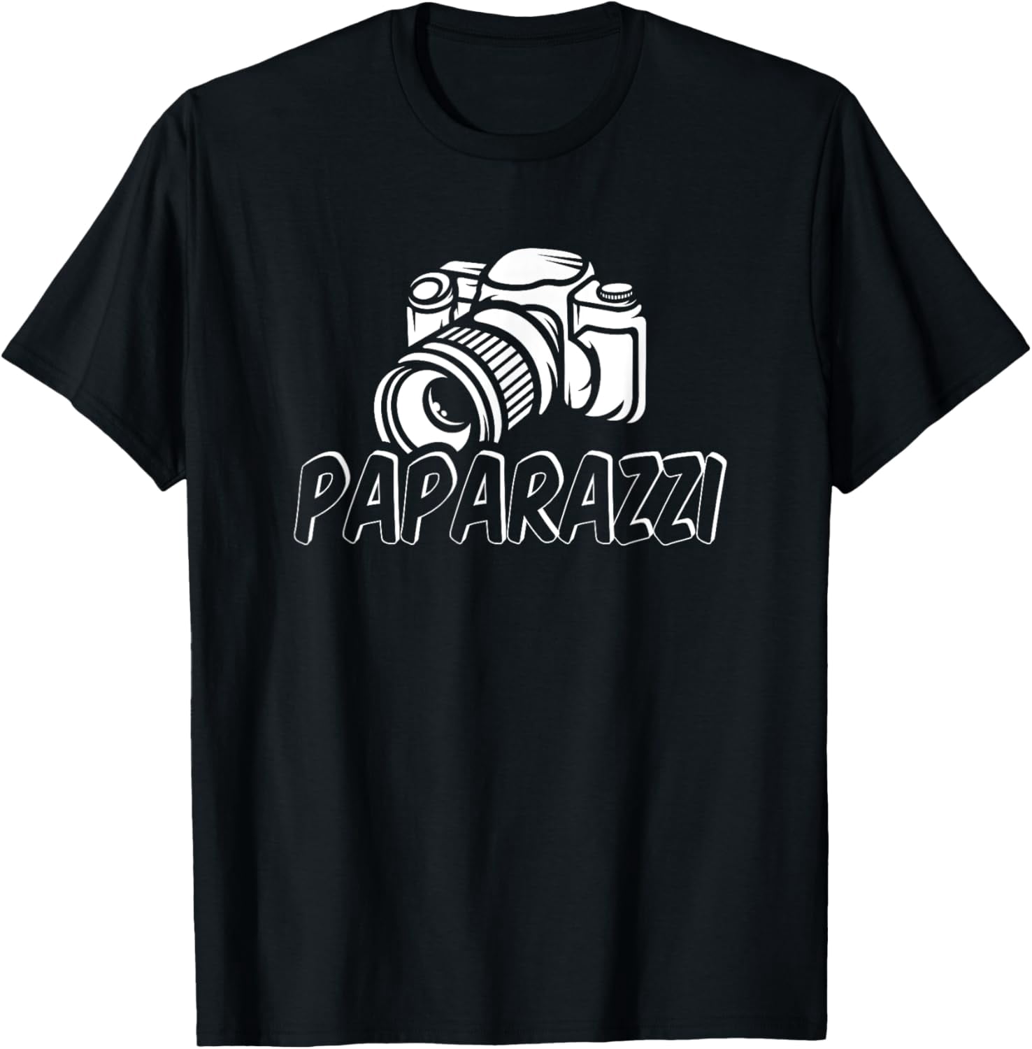 Playful Comfort Tee - Paparazzi Funny Dad Photographer Retro Camera T ...