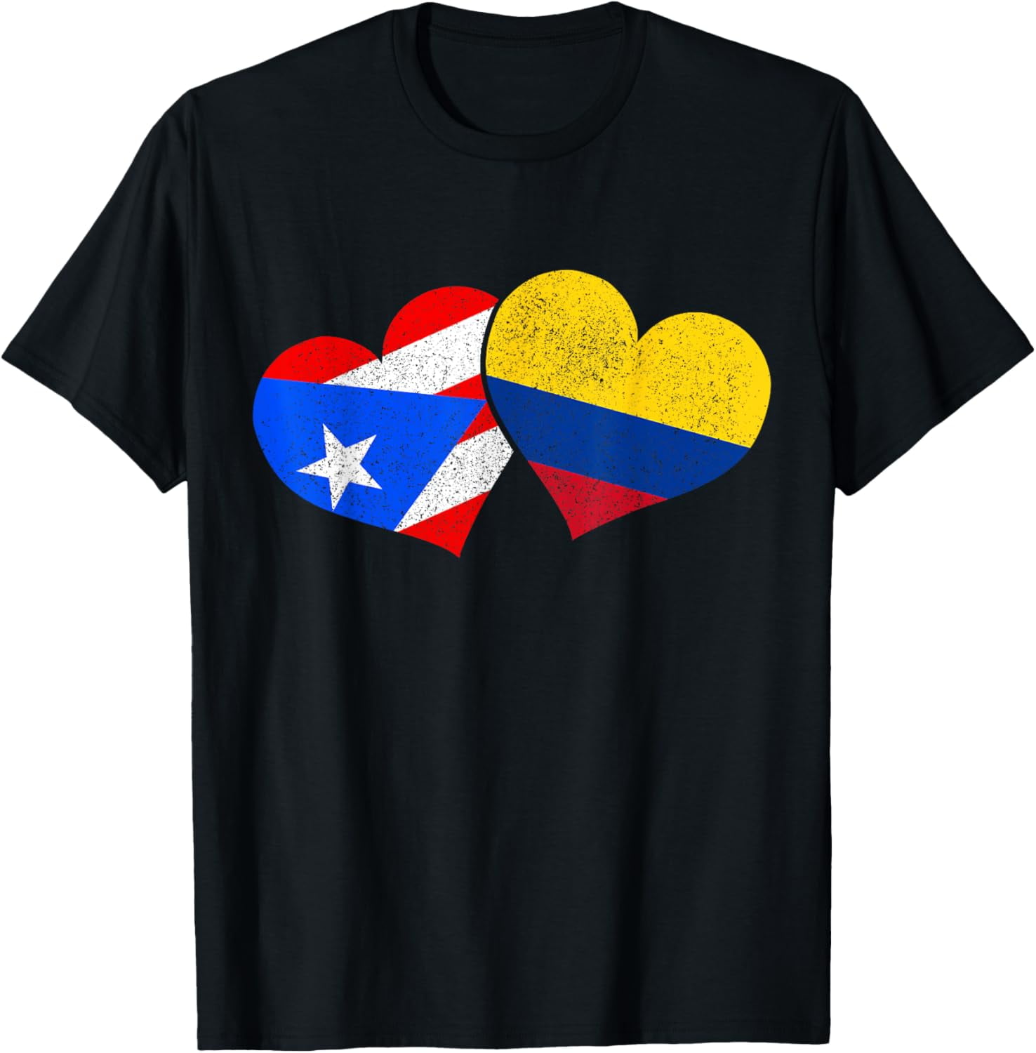Playful Comfort Tee - Puerto Rico & Colombia Pride Heritage Puerto ...