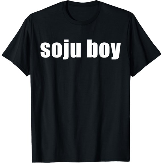 Playful Comfort Tee - Soju Boy Hangul Korean Drink Funny Korea Alcohol ...