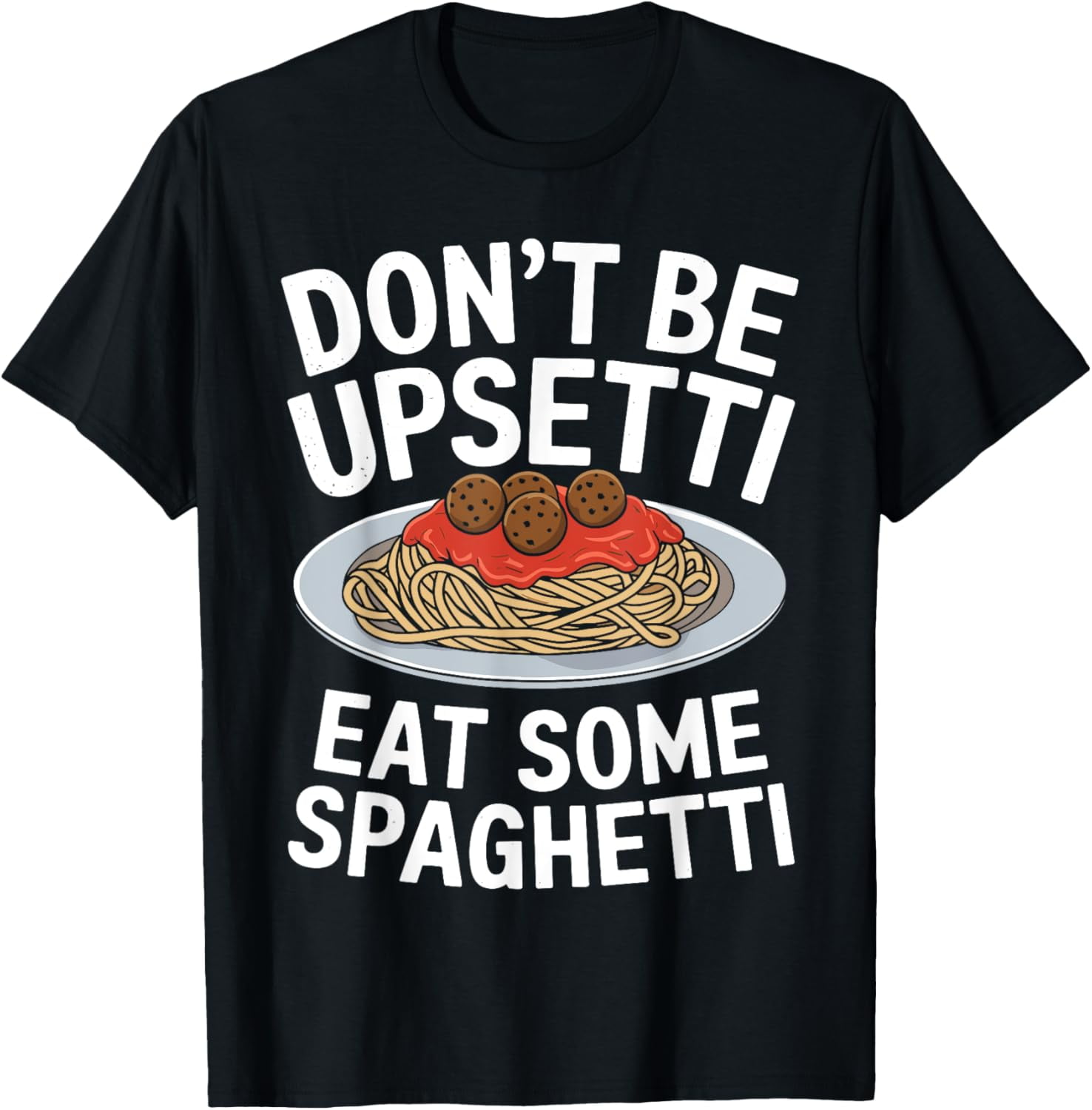 Playful Comfort Tee - Spaghetti Art For Men Women Italian Pasta Lover ...