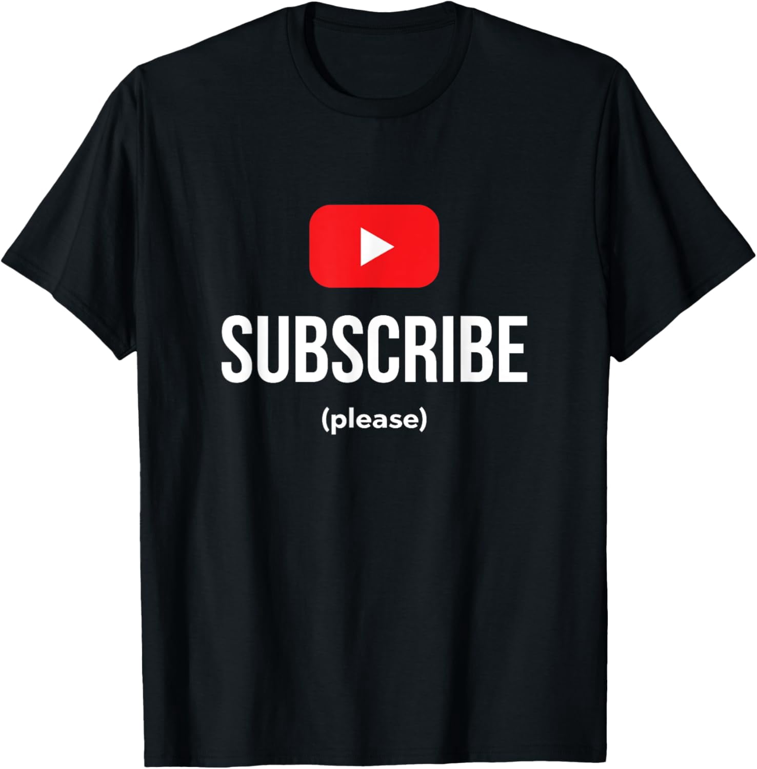 Playful Comfort Tee - Subscribe Play Button Vlogger T-Shirt - Walmart.com