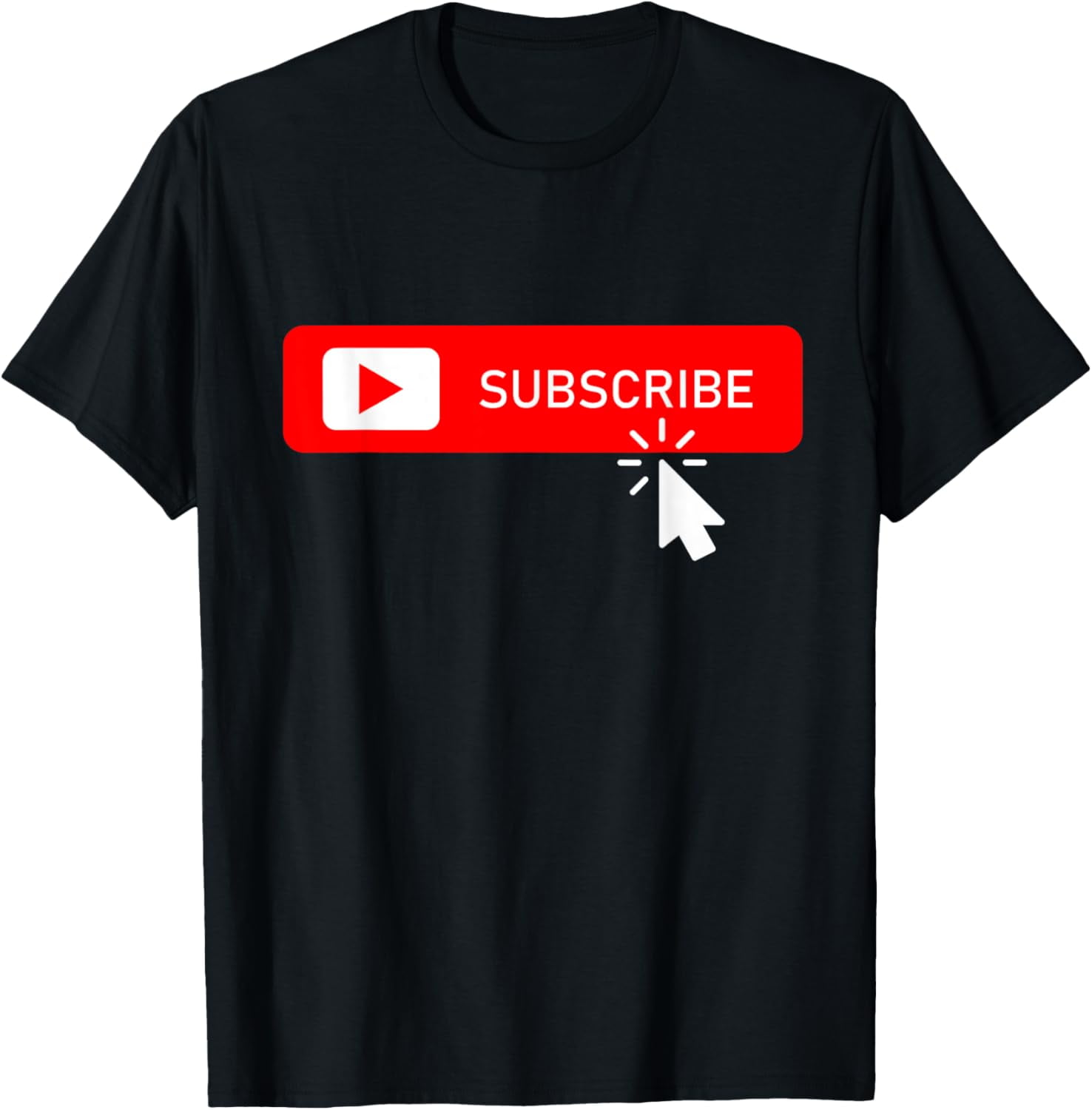 Playful Comfort Tee - Subscribe on Social Media Content Creator Vlogger Streamer T-Shirt ...