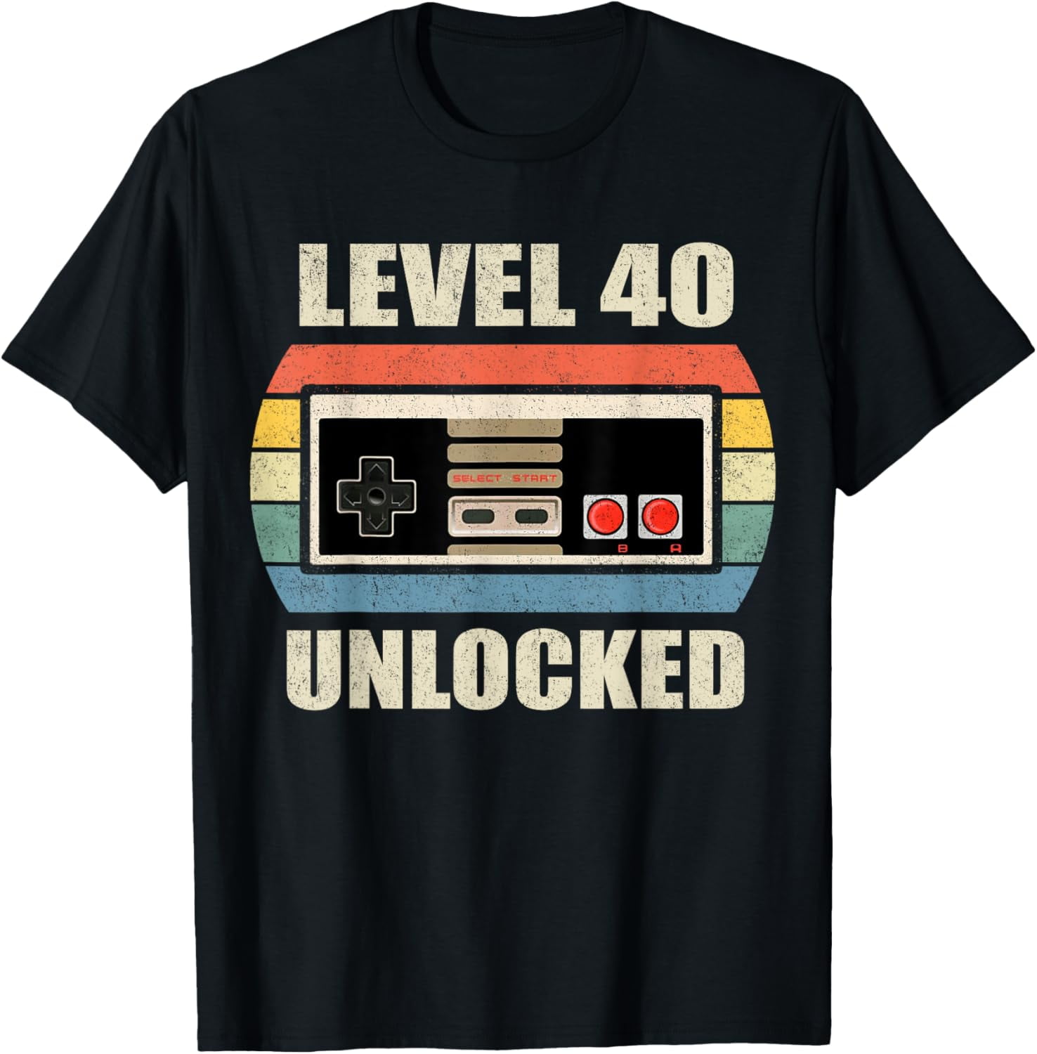 Playful Comfort Tee - Unlocked Level 40 Birthday Men Women Video Game ...