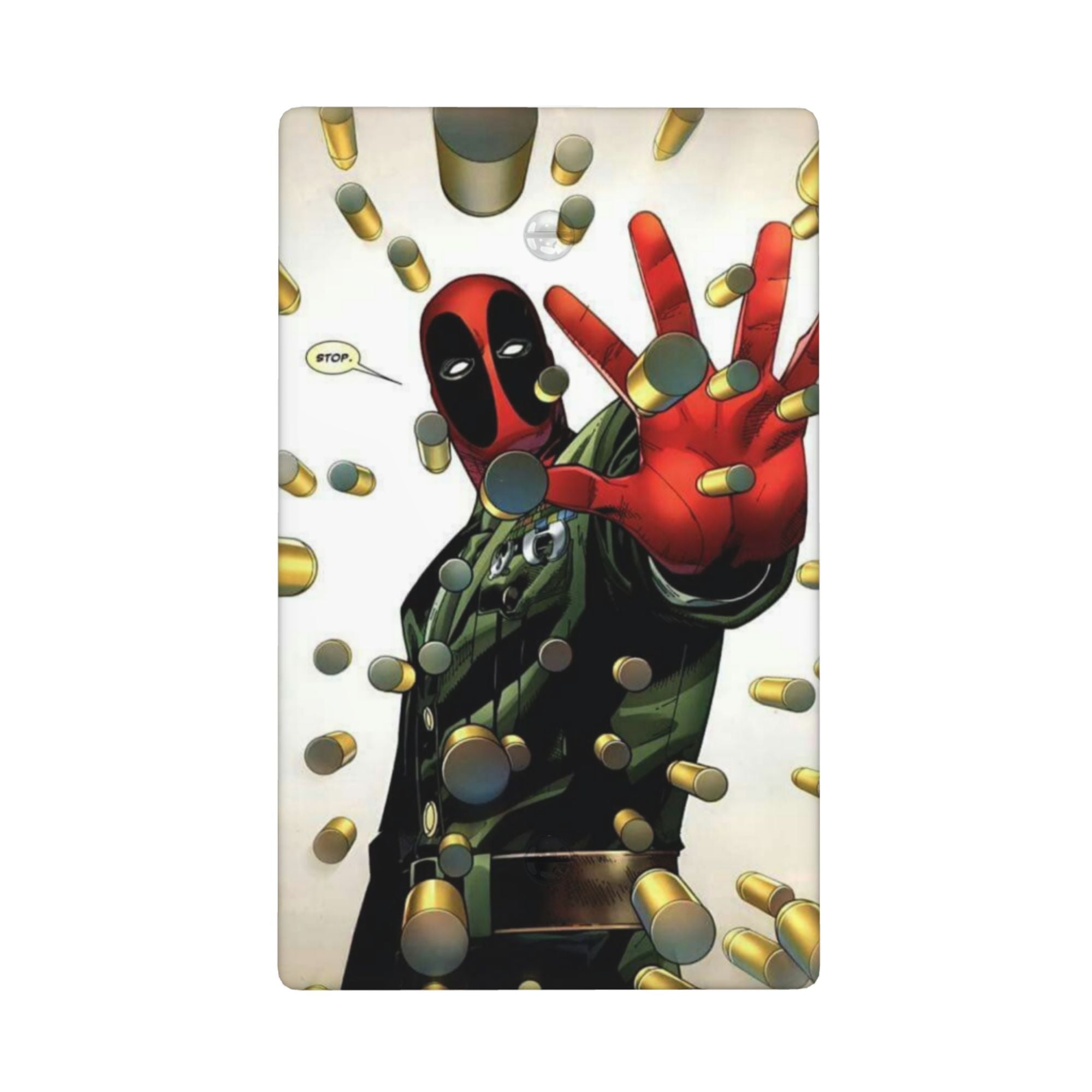 Playful Deadpool Cartoon Switch Cover Decorative Wall Panels: Adding ...