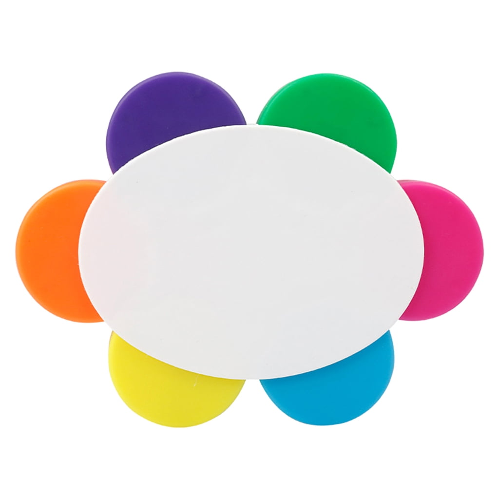 Playful Flower Themed Highlight Markers 6Color Highlighters For Visual ...