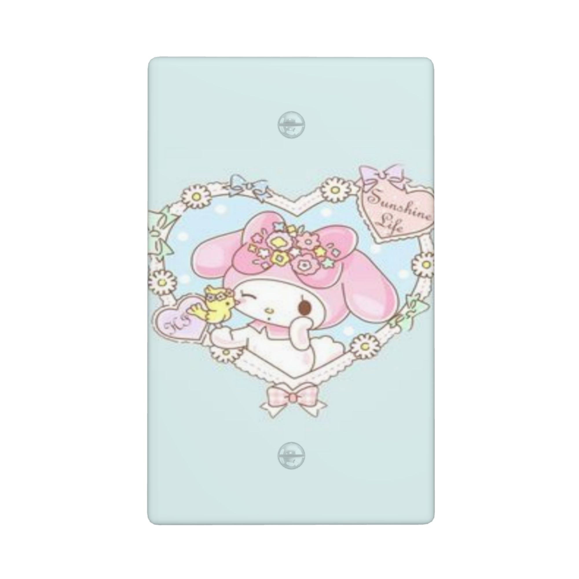 Playful Hello Kitty Cartoon Switch Cover Decorative Wall Panels: Adding ...