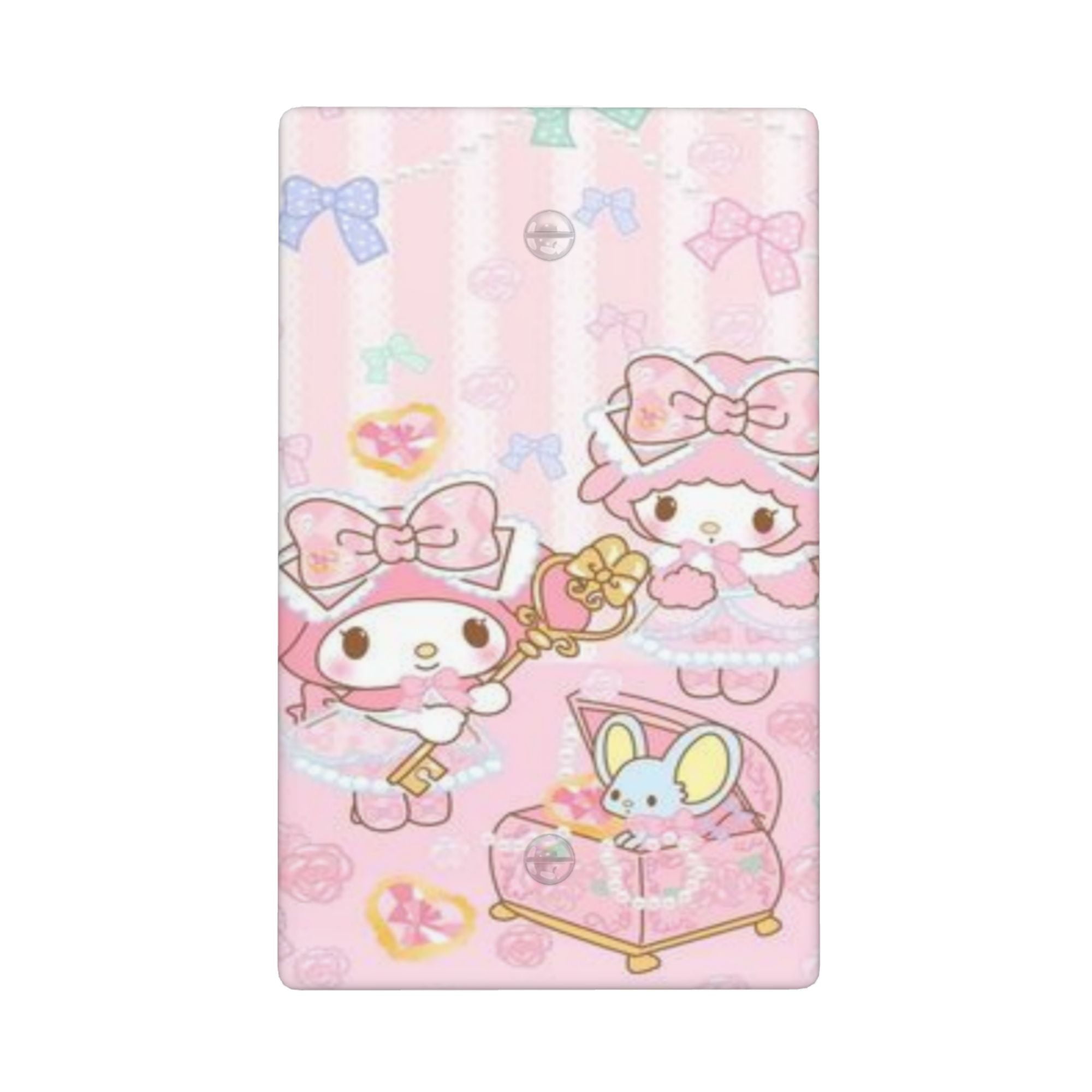 Playful Hello Kitty Cartoon Switch Cover Decorative Wall Panels: Adding ...