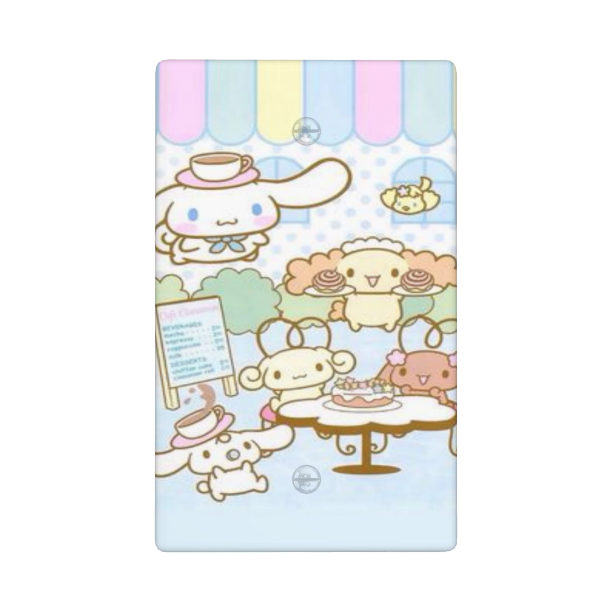 Playful Hello Kitty Cartoon Switch Cover Decorative Wall Panels: Adding ...