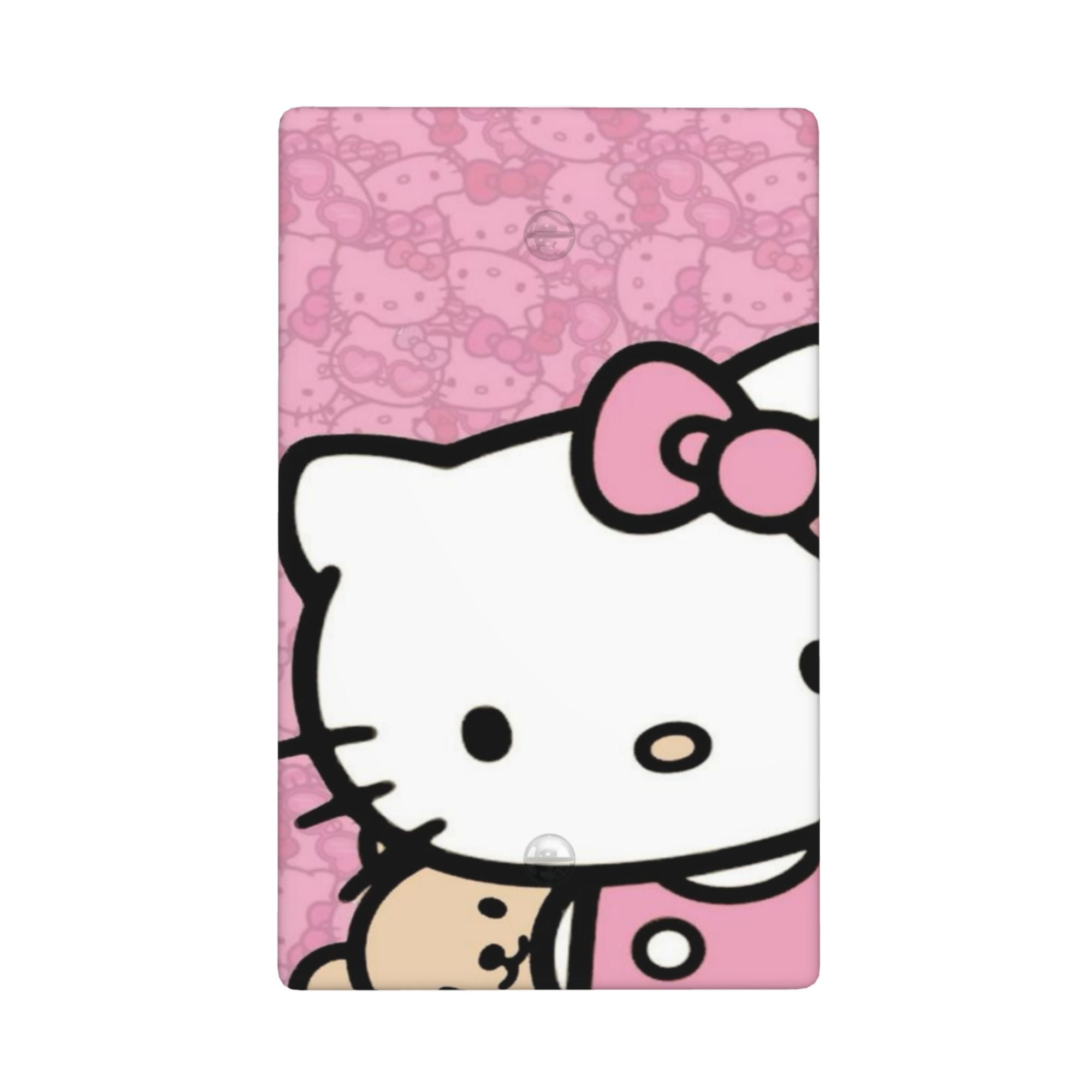 Playful Hello Kitty Cartoon Switch Cover Decorative Wall Panels: Adding ...