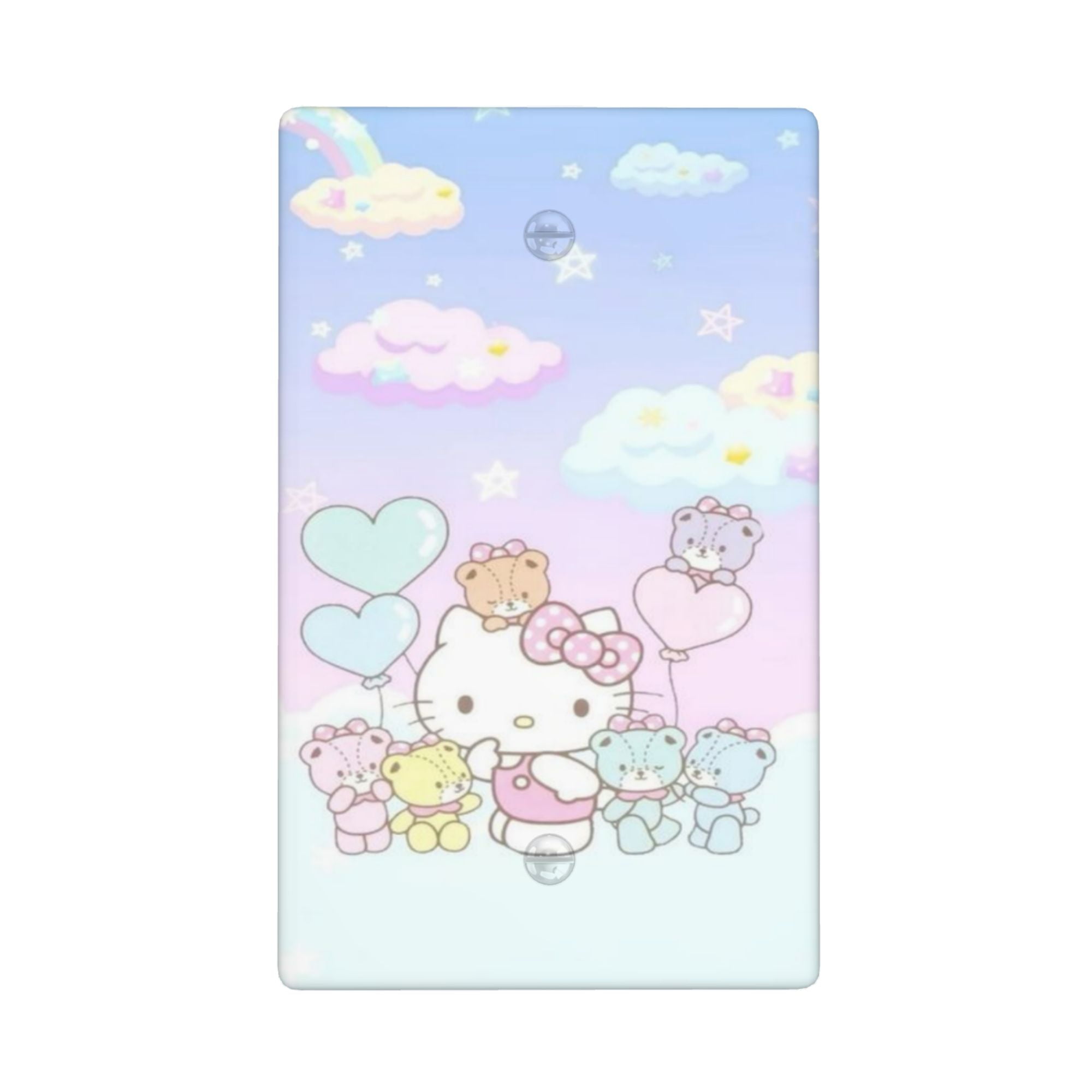 Playful Hello Kitty Cartoon Switch Cover Decorative Wall Panels: Adding ...