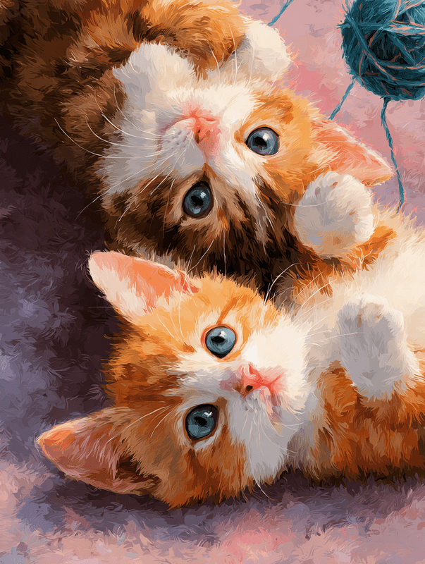 Playful Kittens Canvas Nursery Cafe Home Wall Decor - Walmart.com