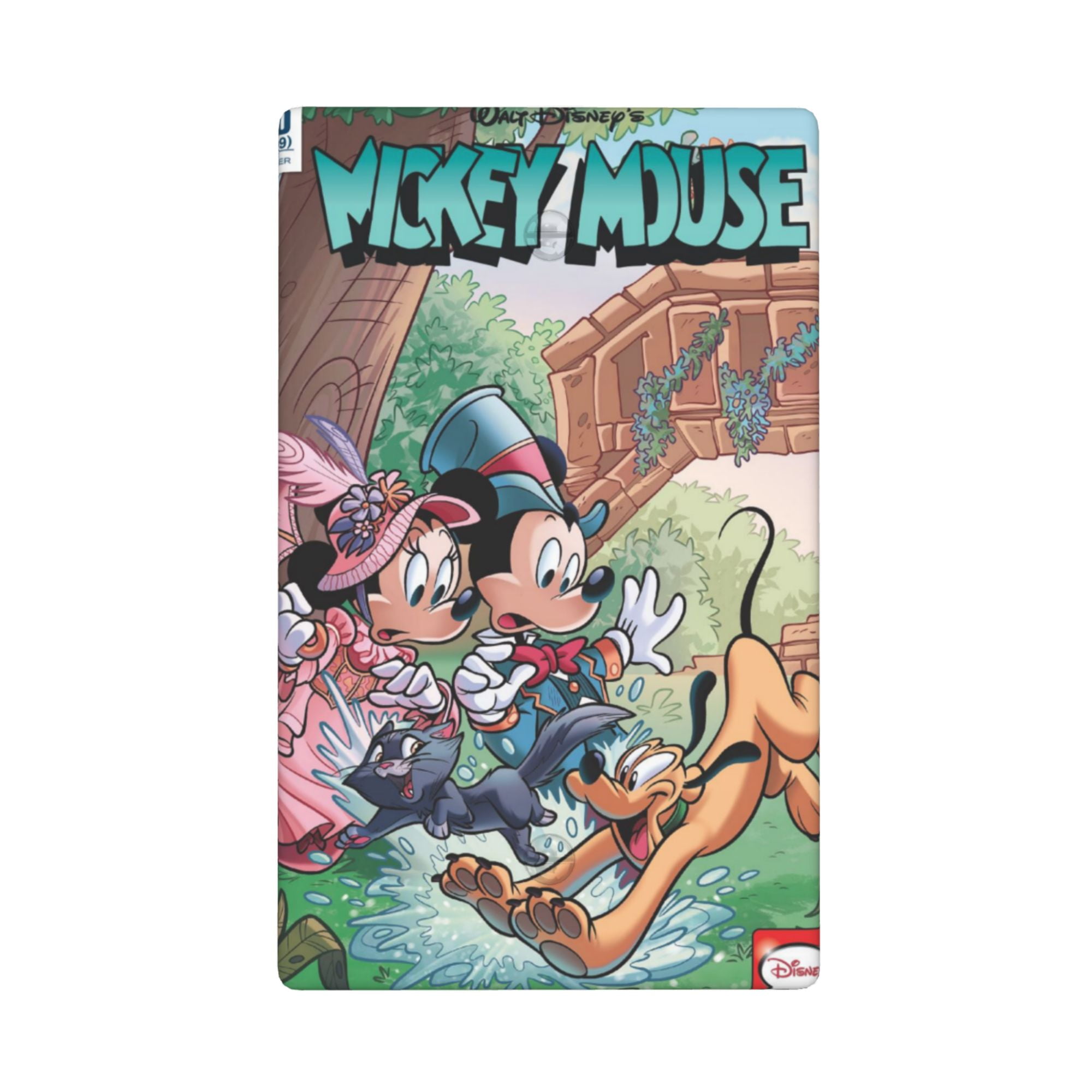 Playful Mickey Mouse And Donald Duck Cartoon Switch Cover Decorative ...