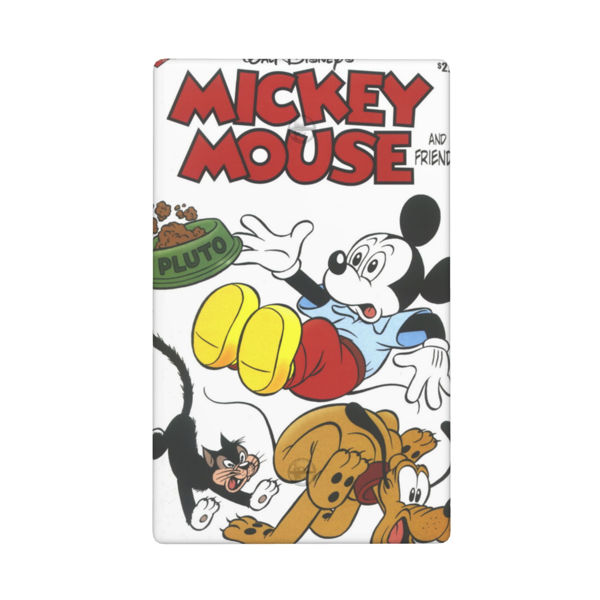 Playful Mickey Mouse And Donald Duck Cartoon Switch Cover Decorative ...