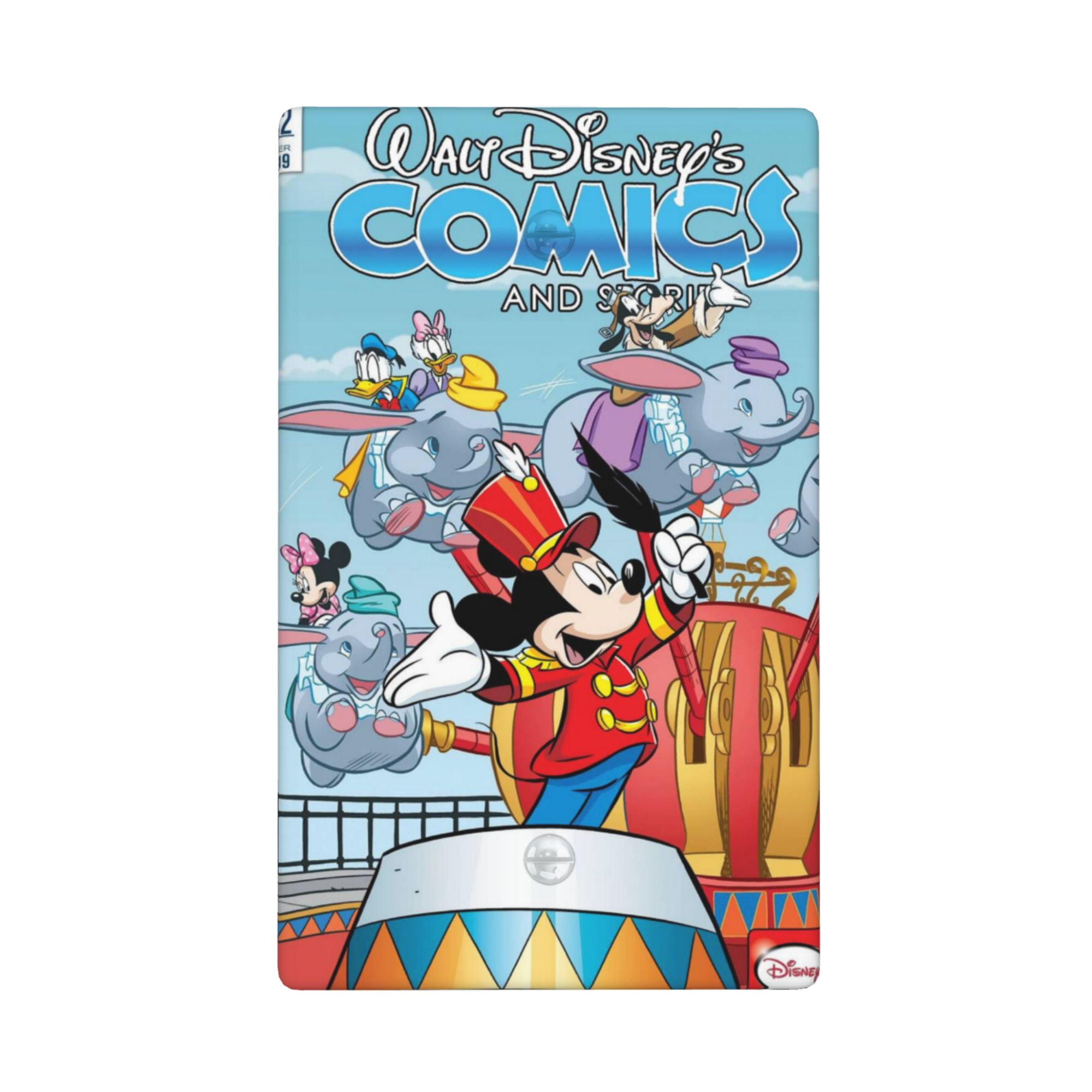 Playful Mickey Mouse And Donald Duck Cartoon Switch Cover Decorative ...