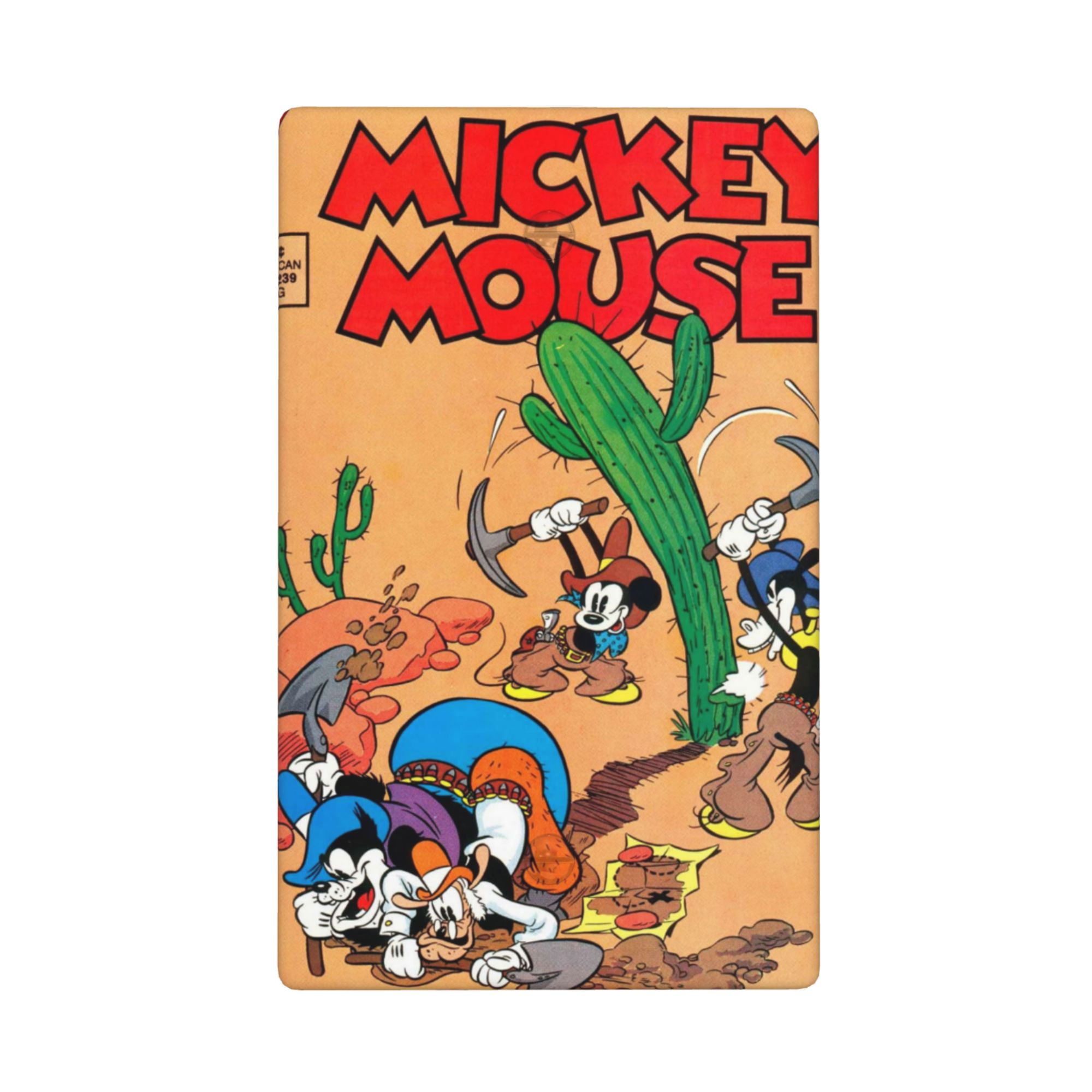 Playful Mickey Mouse And Donald Duck Cartoon Switch Cover Decorative ...