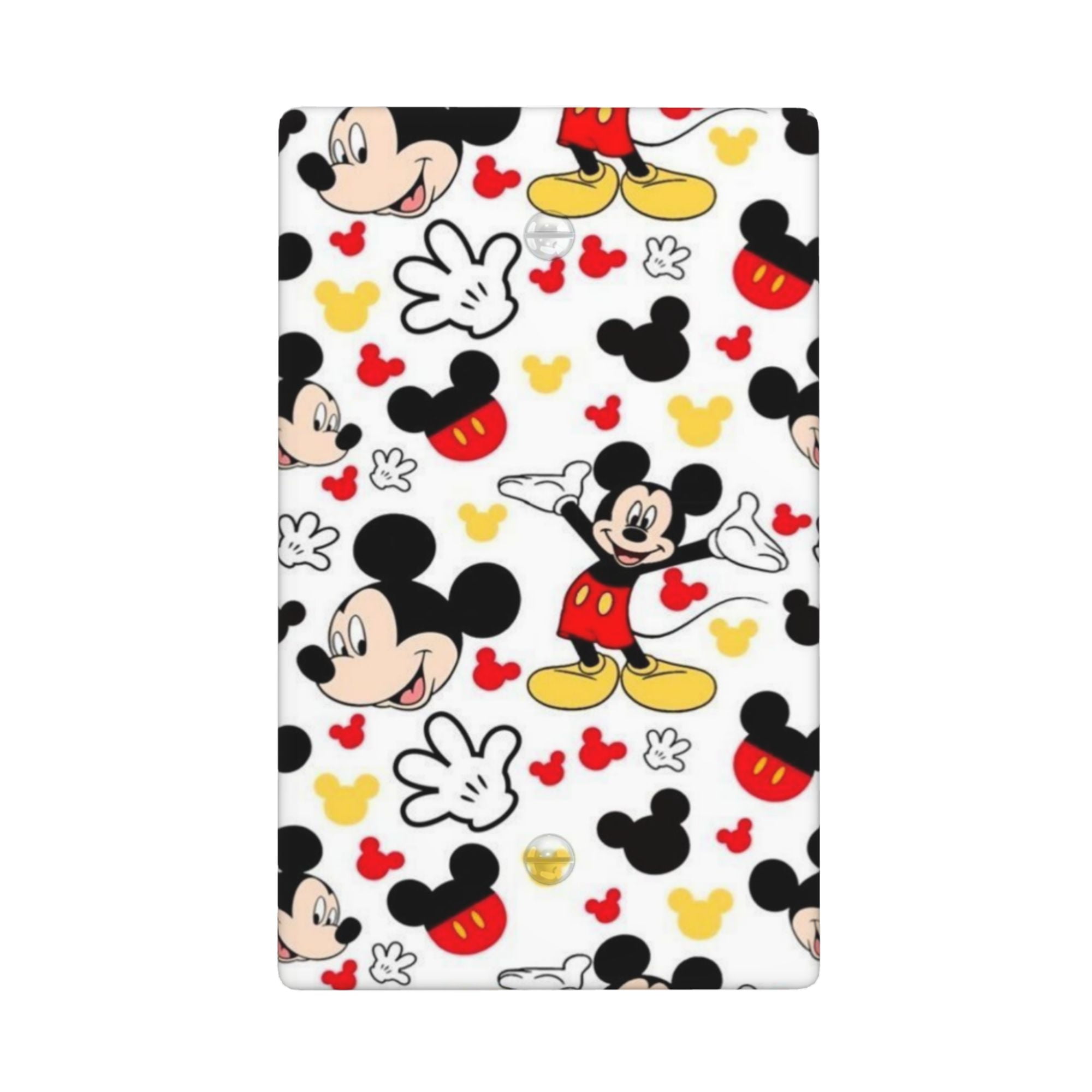 Playful Mickey Mouse Cartoon Switch Cover Decorative Wall Panels ...