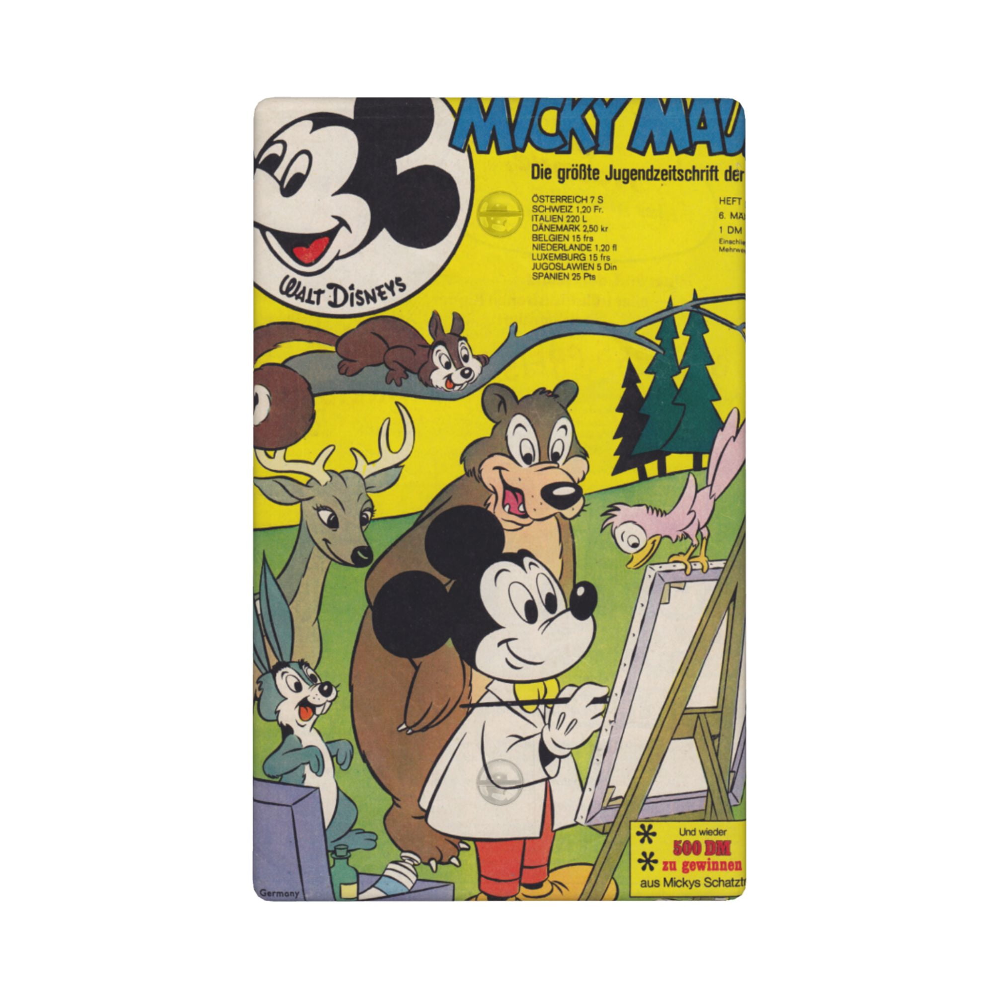 Playful Mickey Mouse and Donald Duck Cartoon Switch Cover Decorative ...