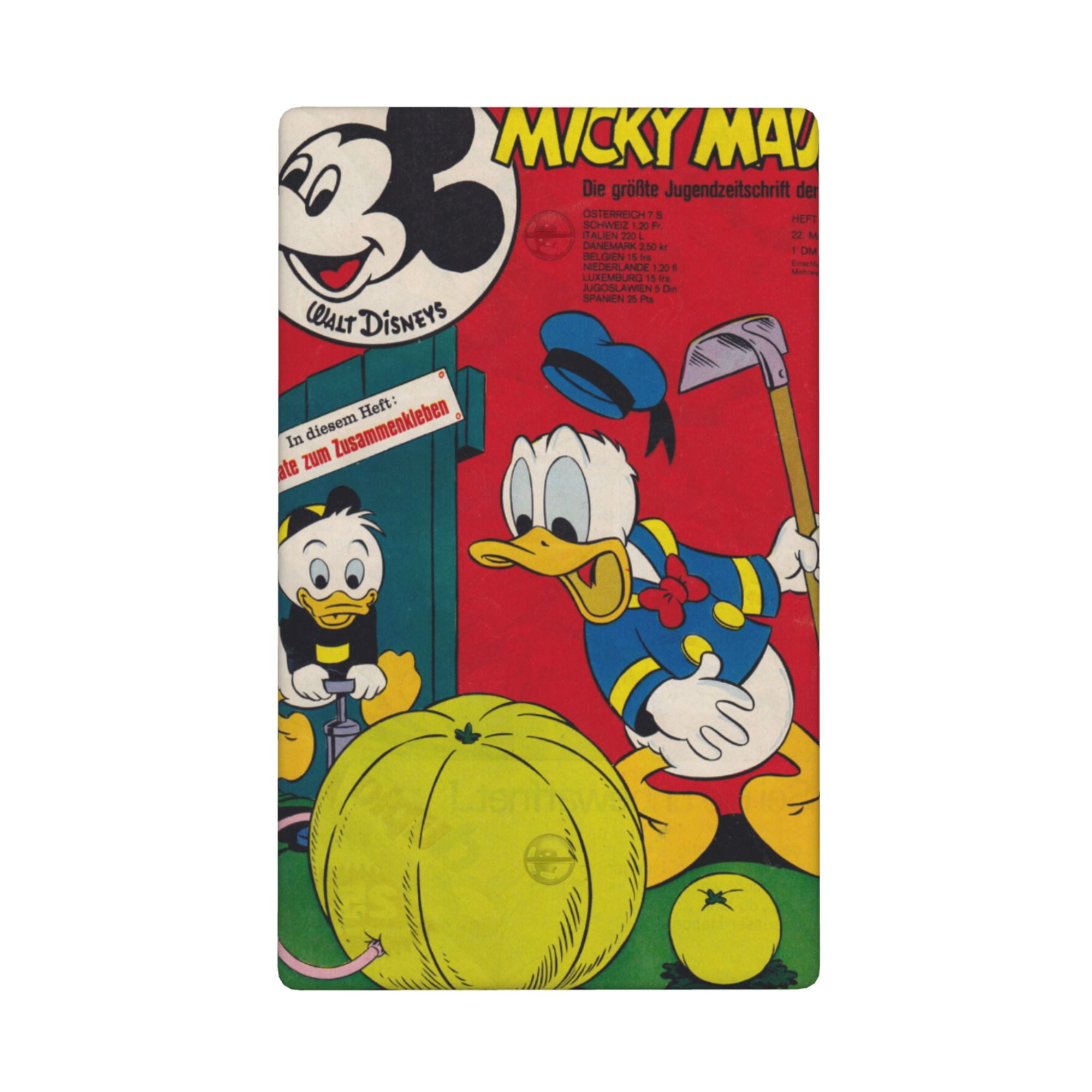 Playful Mickey Mouse and Donald Duck Cartoon Switch Cover Decorative ...