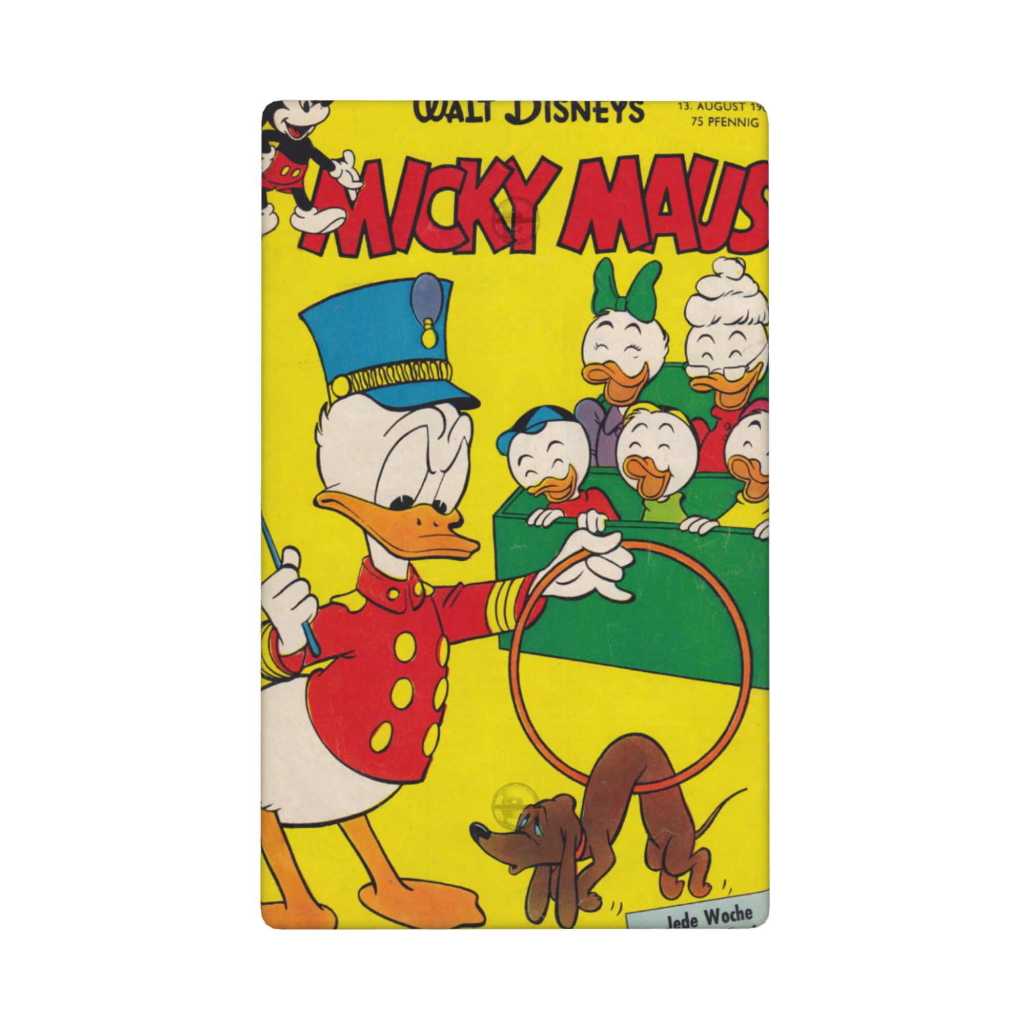 Playful Mickey Mouse and Donald Duck Cartoon Switch Cover Decorative ...