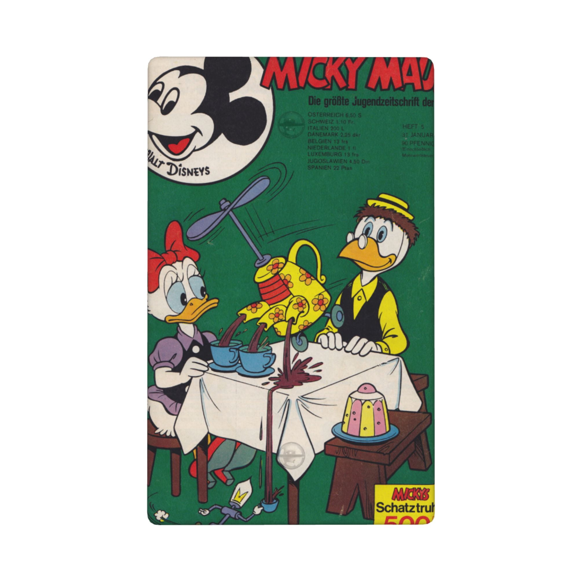 Playful Mickey Mouse and Donald Duck Cartoon Switch Cover Decorative ...