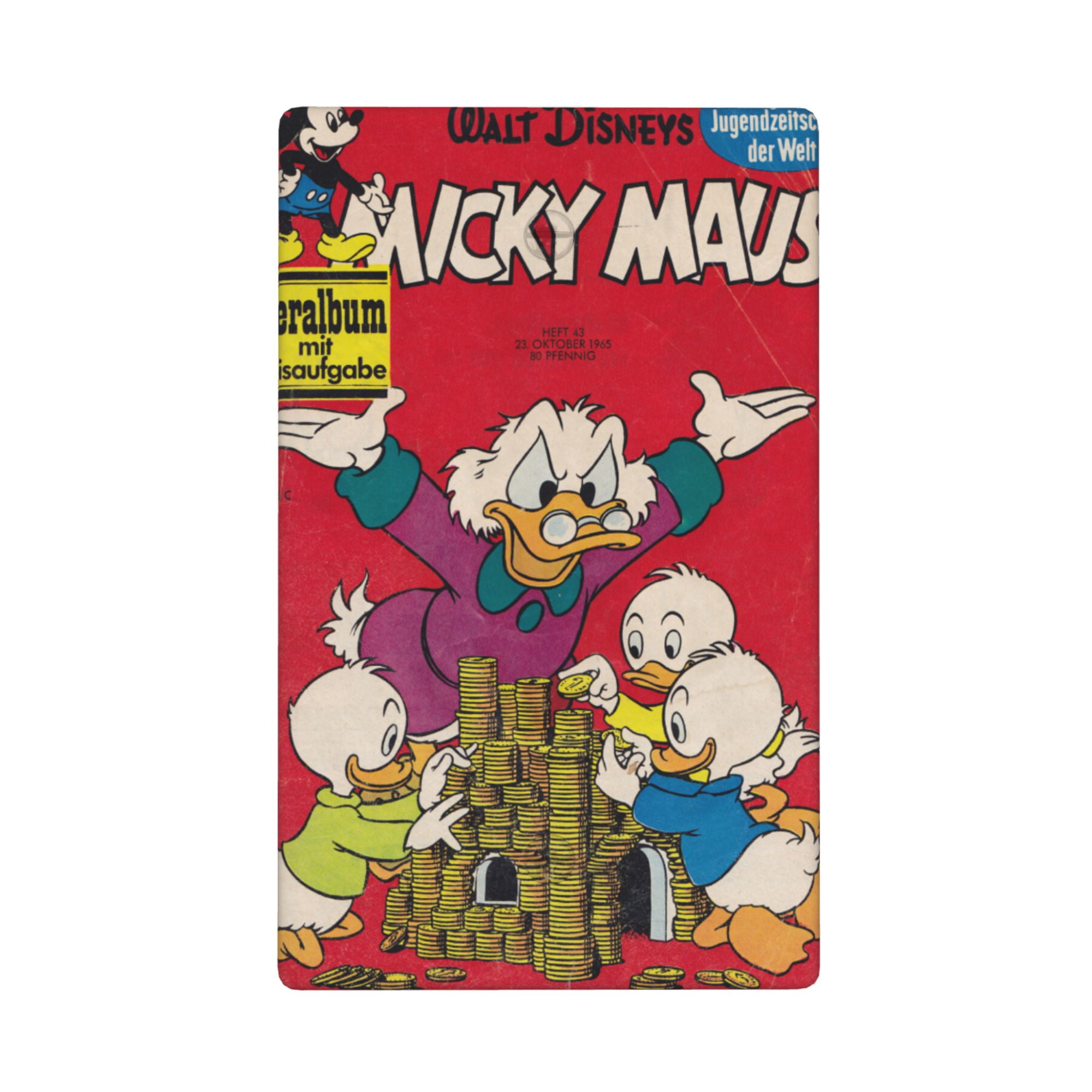 Playful Mickey Mouse and Donald Duck Cartoon Switch Cover Decorative ...