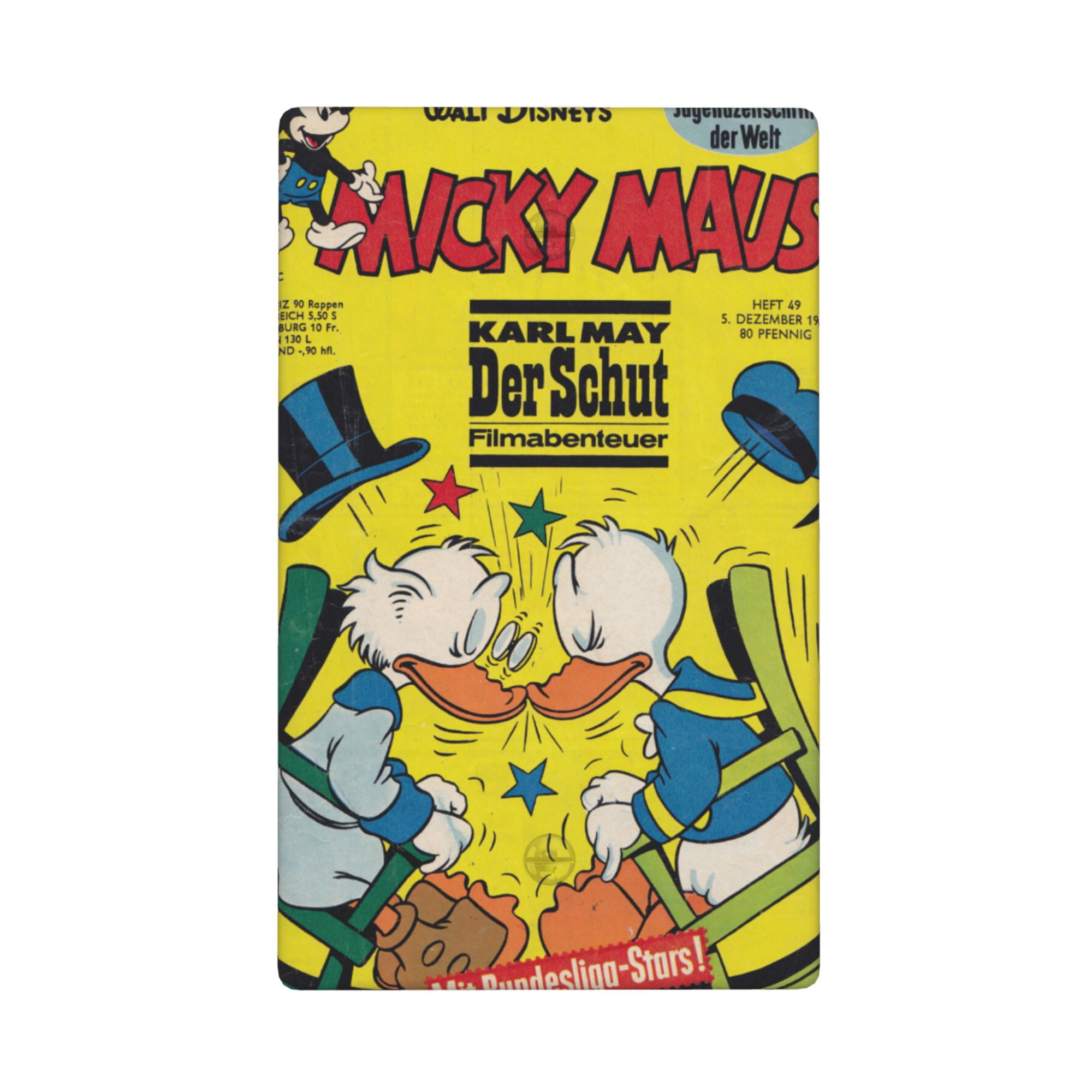 Playful Mickey Mouse and Donald Duck Cartoon Switch Cover Decorative ...