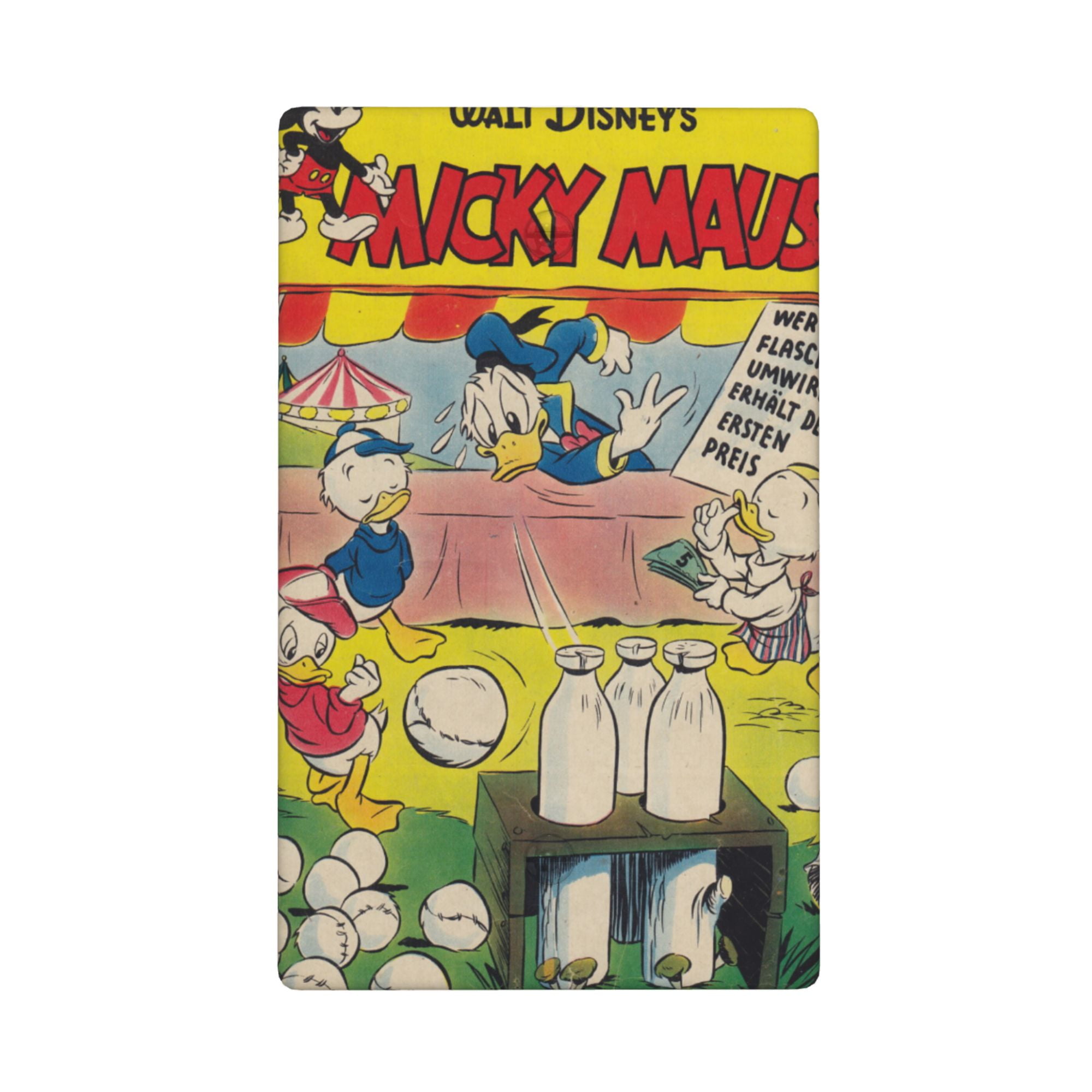 Playful Mickey Mouse and Donald Duck Cartoon Switch Cover Decorative ...
