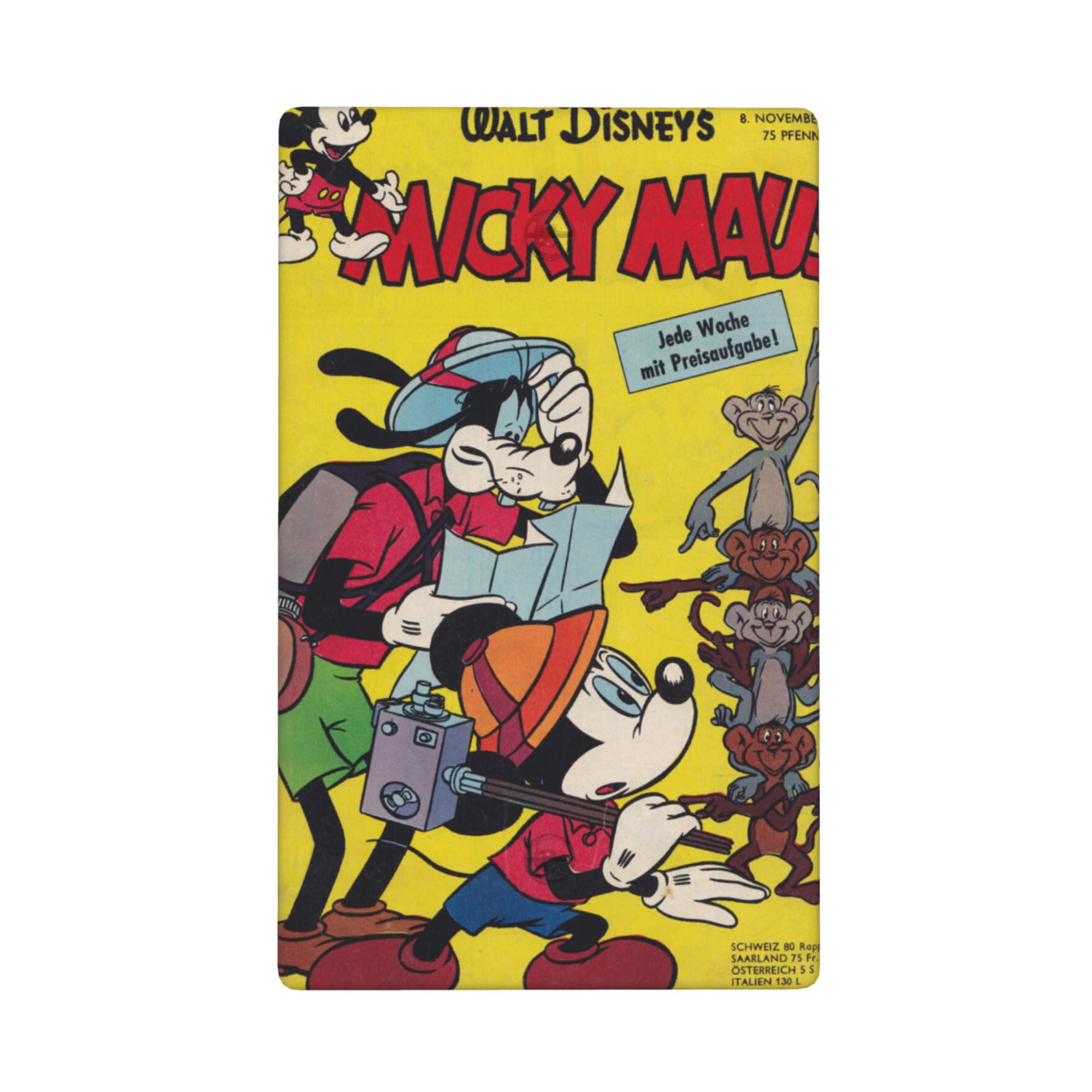 Playful Mickey Mouse and Donald Duck Cartoon Switch Cover Decorative ...