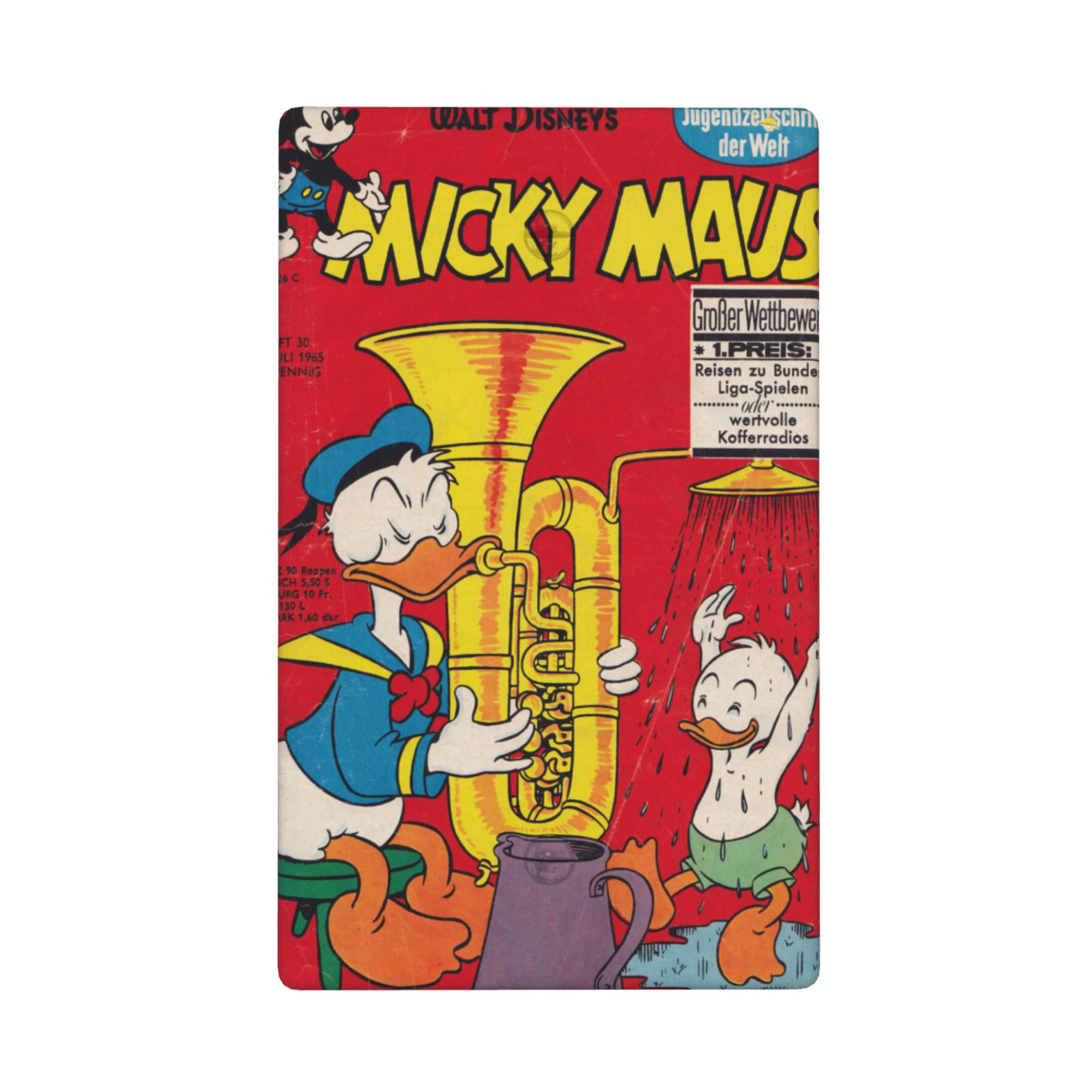 Playful Mickey Mouse and Donald Duck Cartoon Switch Cover Decorative ...