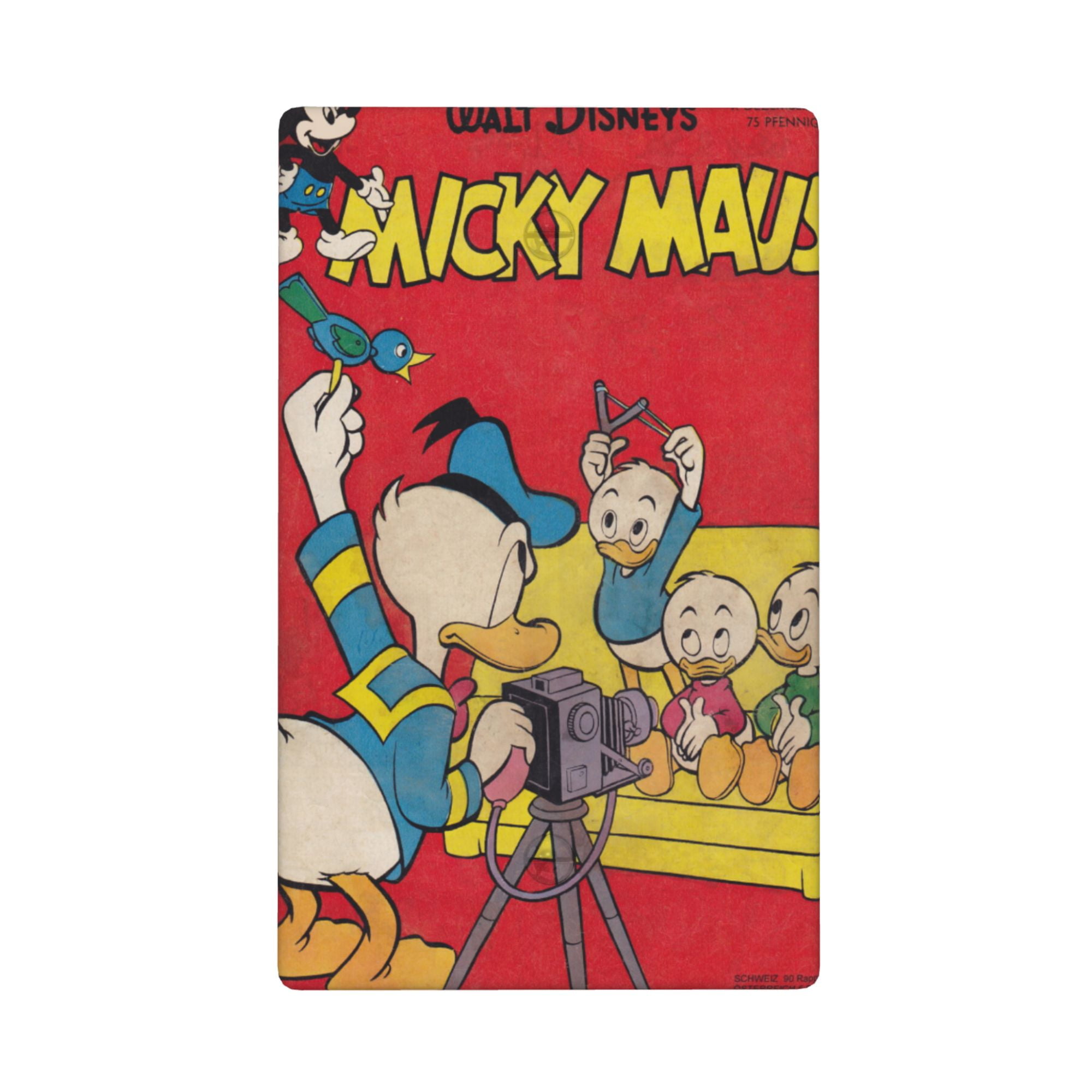 Playful Mickey Mouse and Donald Duck Cartoon Switch Cover Decorative ...