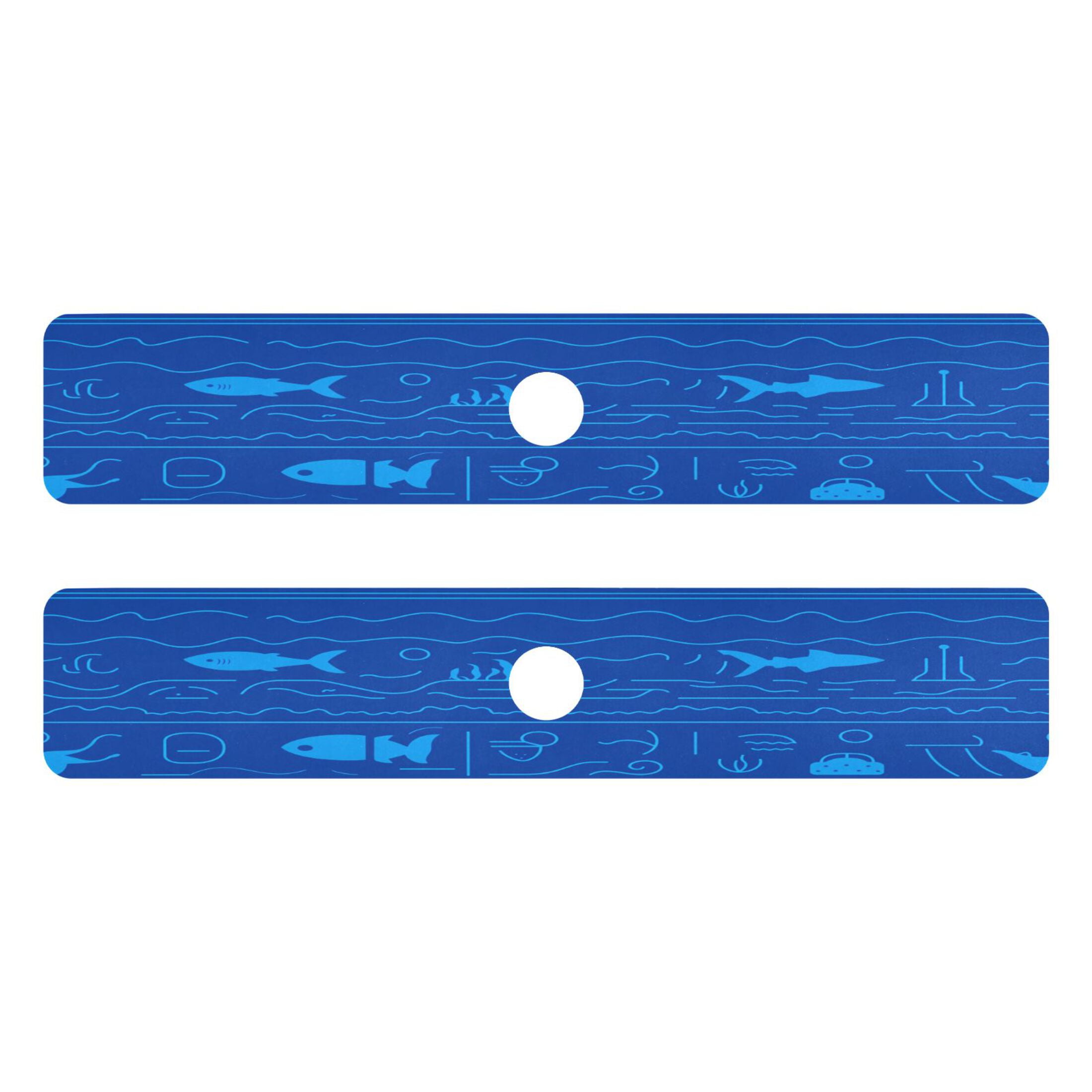 Playful Ocean Creatures Extra Long Silicone Algae Sink Mat 30x5.4in 2 ...