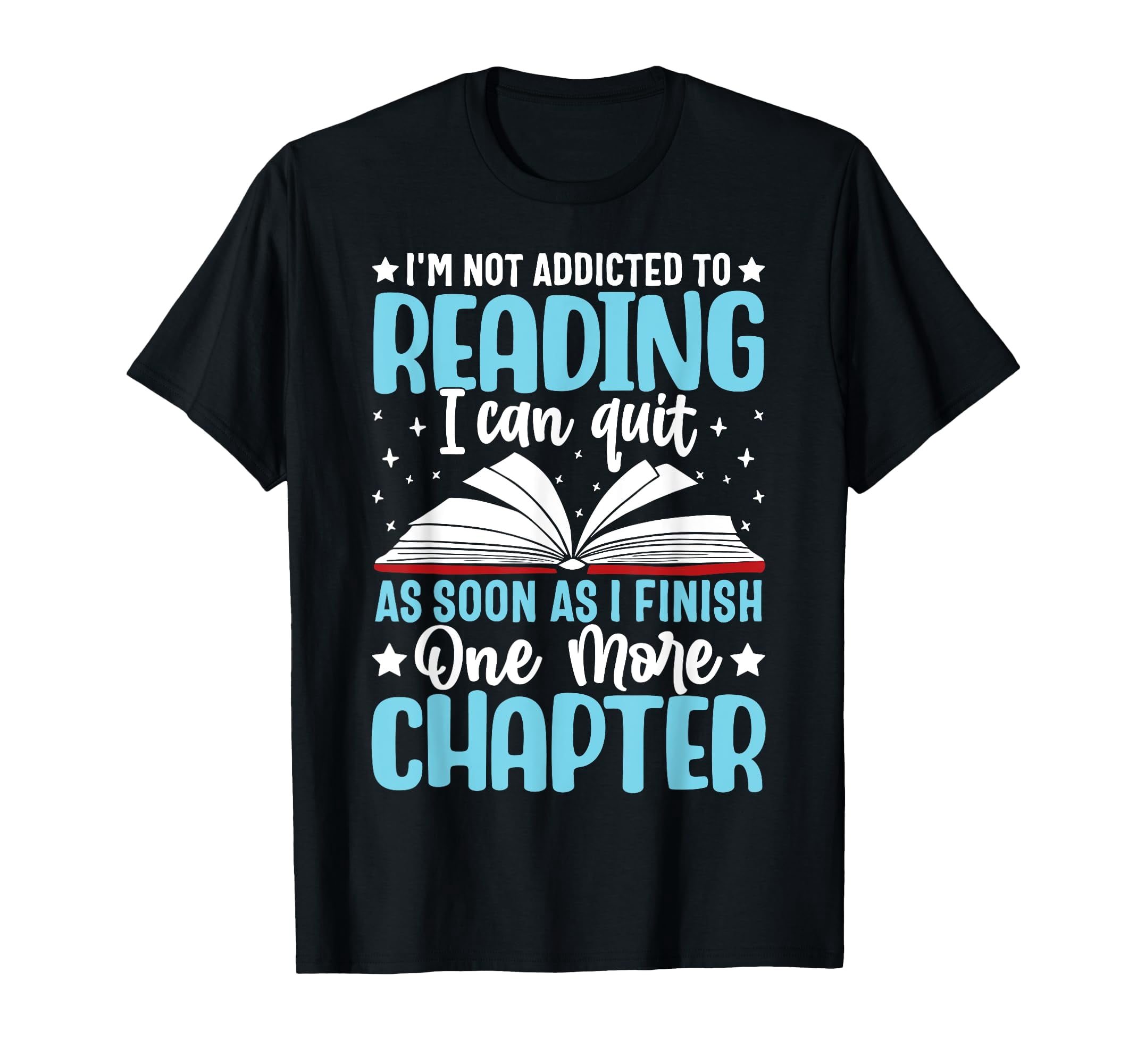 Playful Open Book Design T-Shirt for Book Lovers - Humorous Reading ...