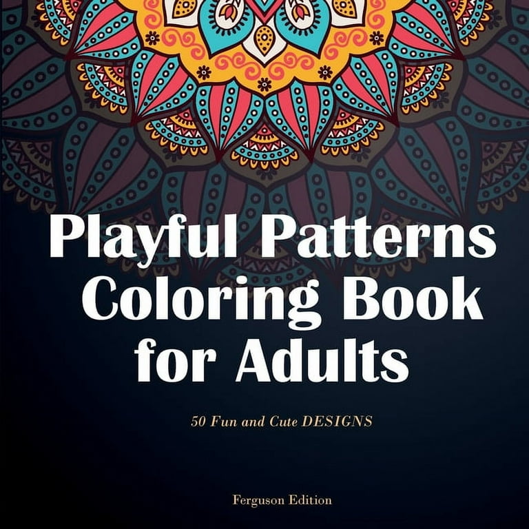cute patterns coloring book