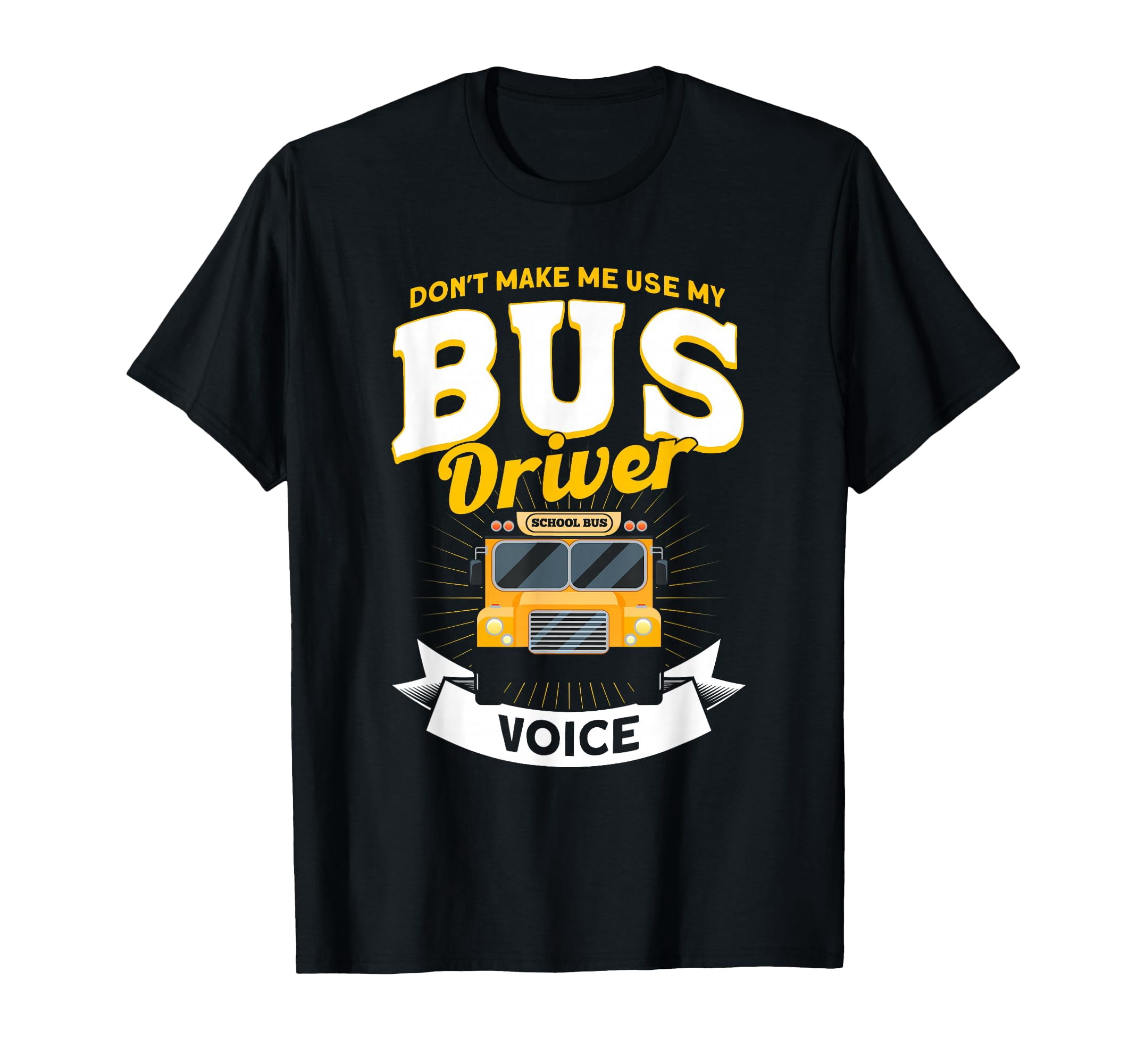 Playful School Bus Design T-Shirt for Fun Bus Driver Enthusiasts ...