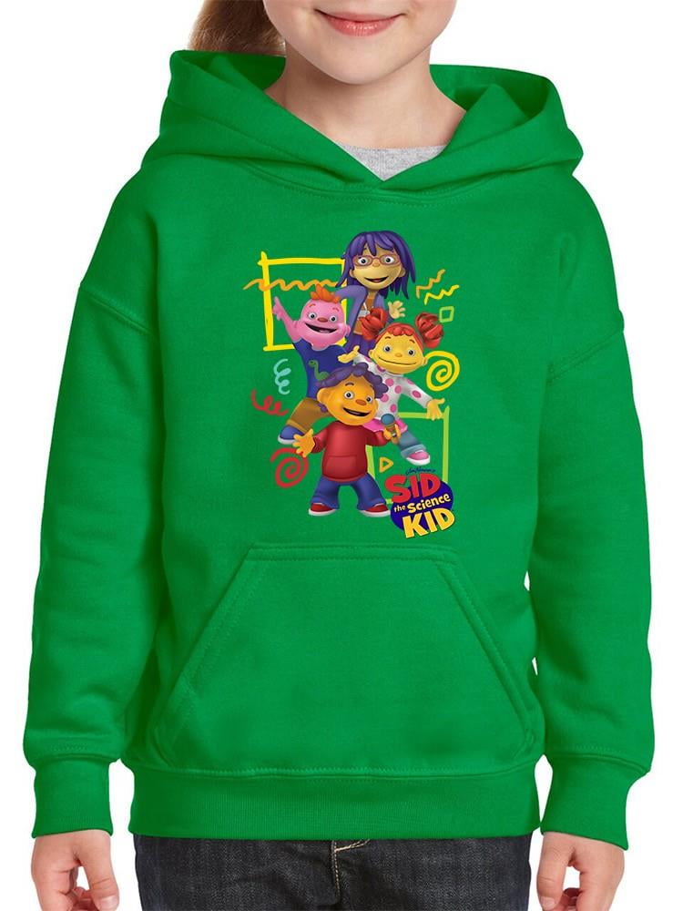 Playful Sid the Science Kid Squad - Fun Learning Graphic Youth's Hoodie ...
