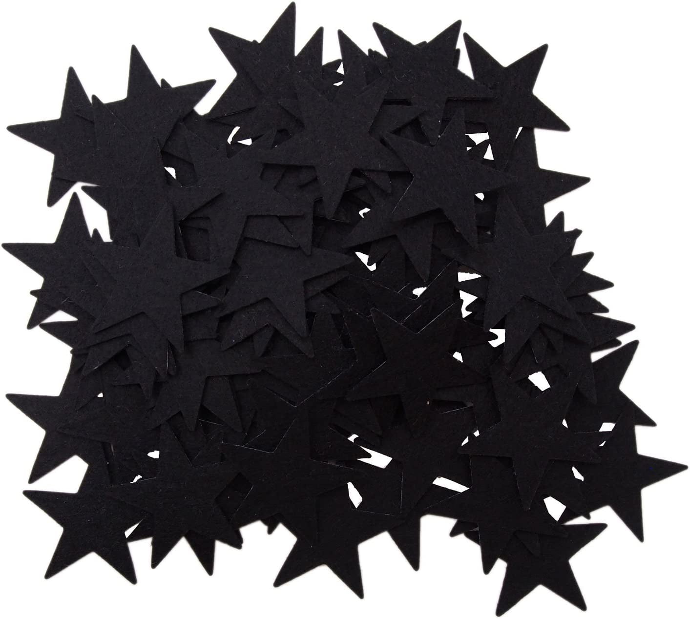 Playfully Ever After 1.5 Inch Felt Star Stickers (Black) - Walmart.com